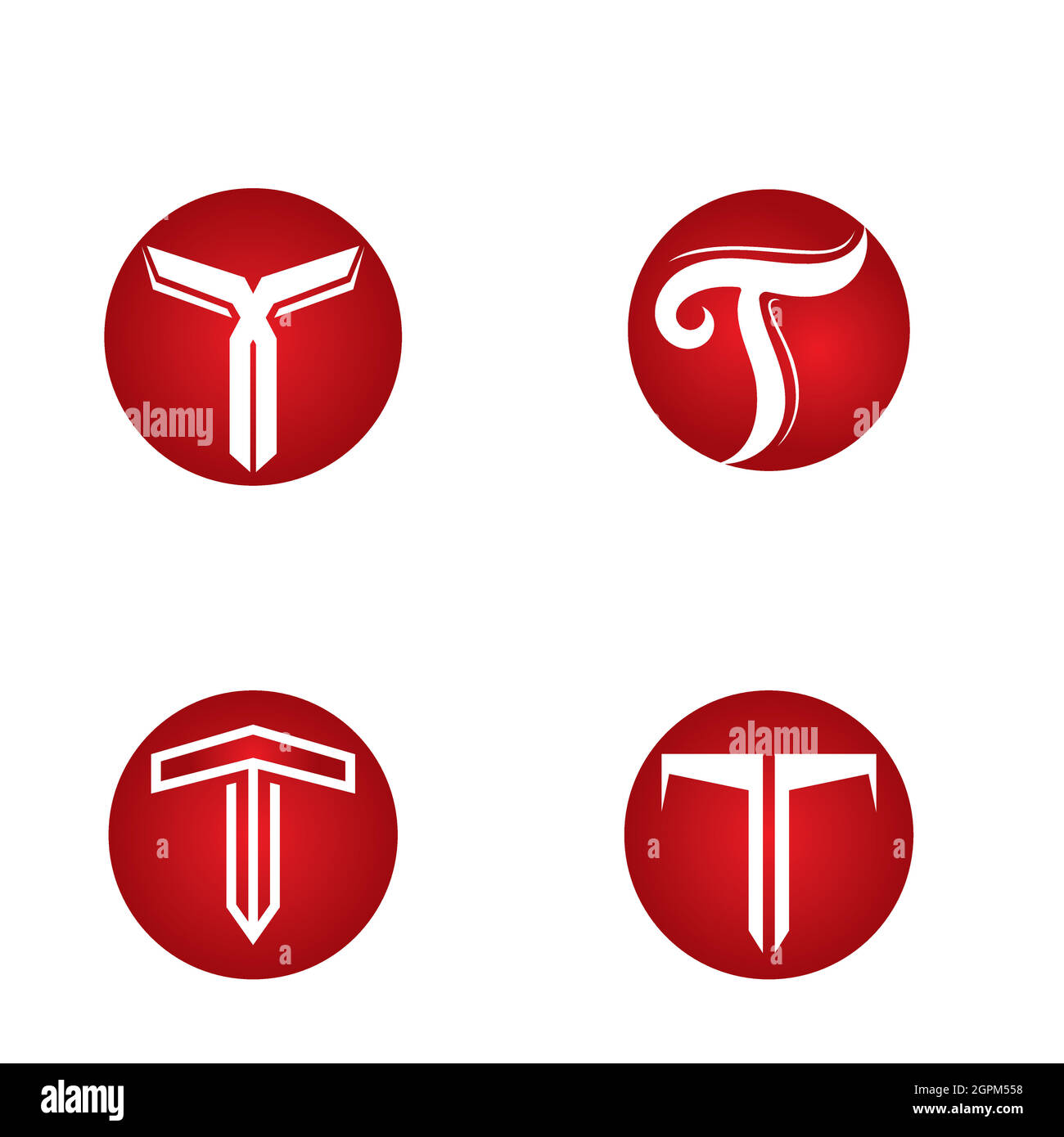 T logo and symbol vector Stock Vector Image & Art - Alamy