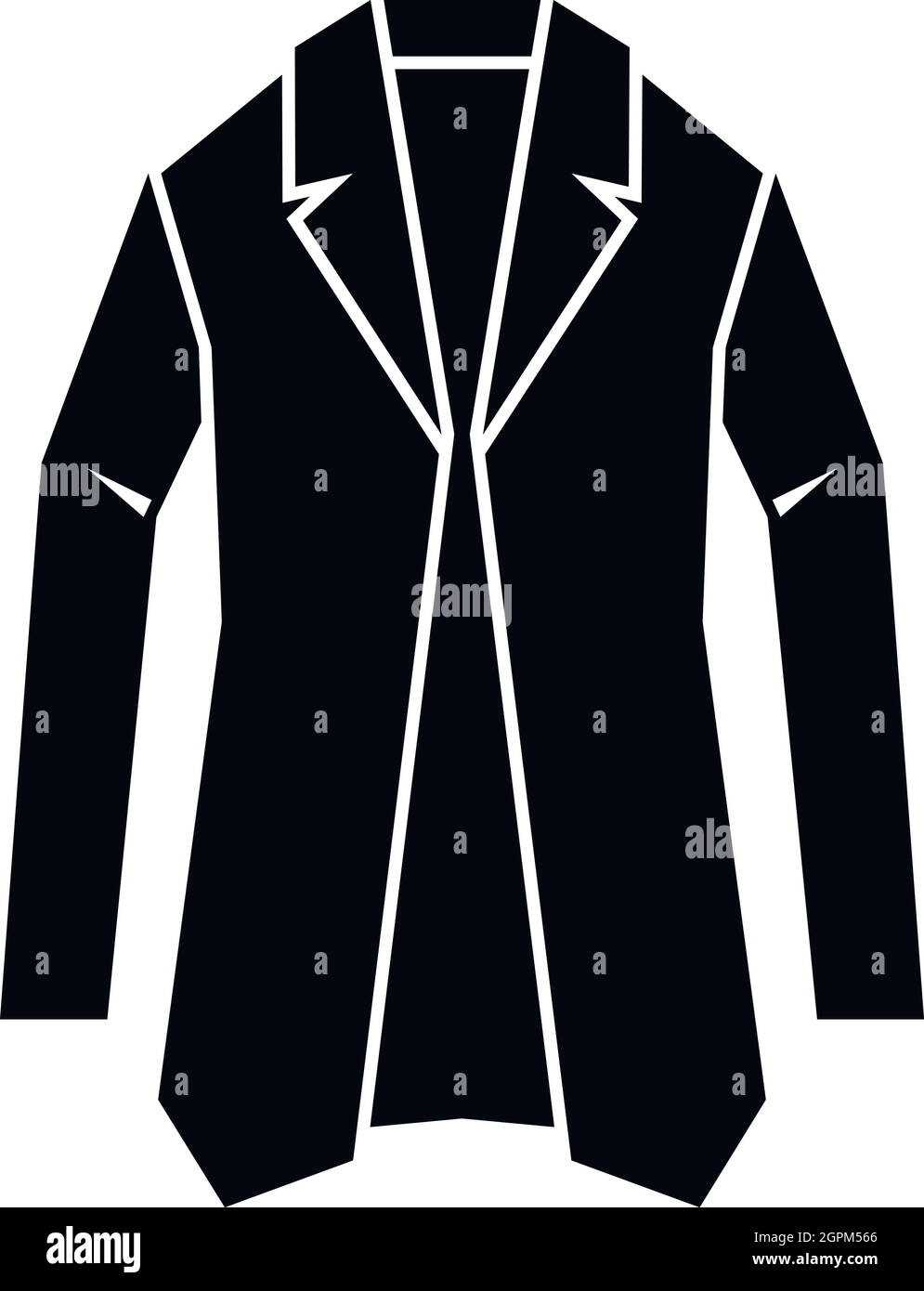 Jacket icon, simple style Stock Vector Image & Art - Alamy