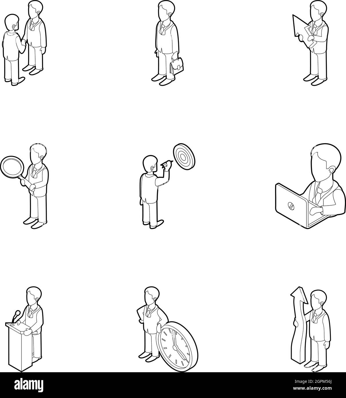 Project manager technology Cut Out Stock Images & Pictures - Alamy