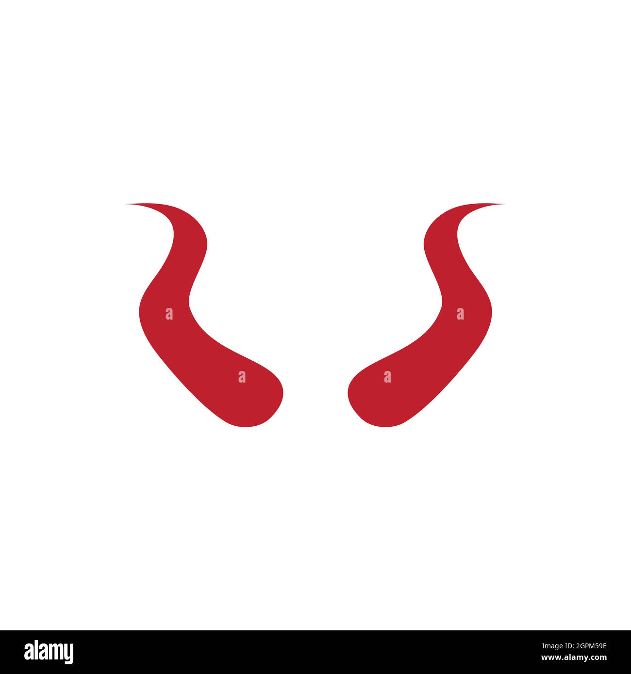 Devil horn Vector icon Stock Vector Image & Art - Alamy