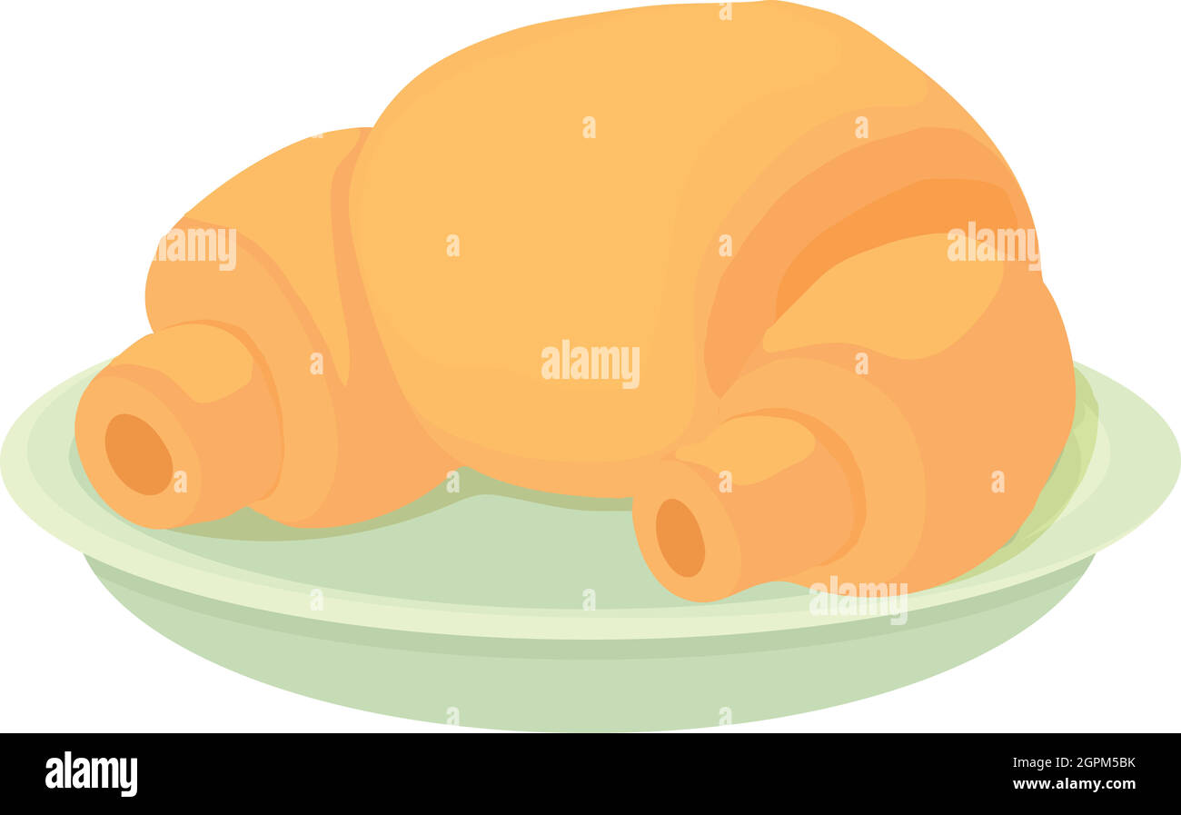 Croissant icon, cartoon style Stock Vector Image & Art - Alamy