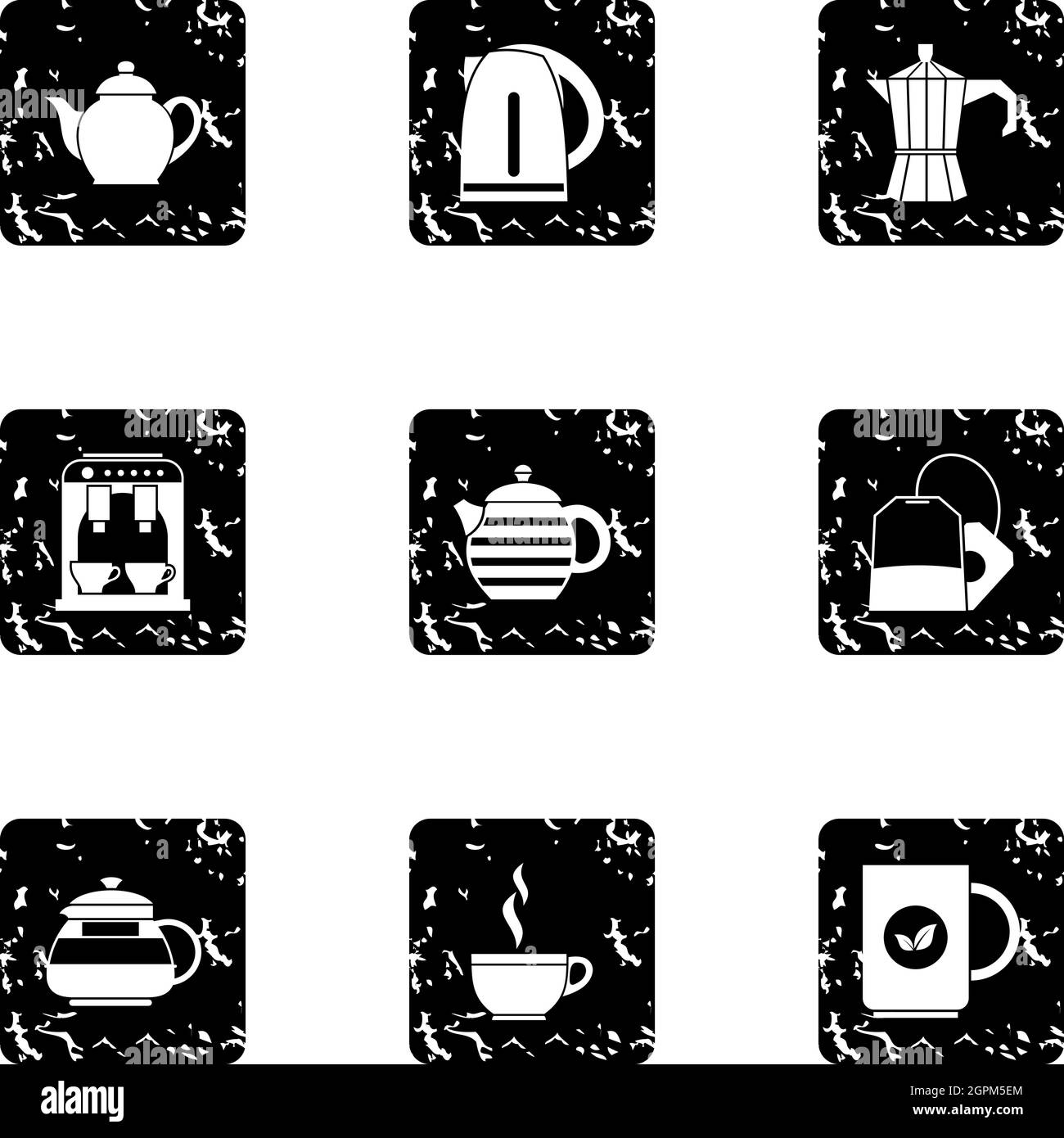 Tea restaurant set meal Stock Vector Images - Alamy