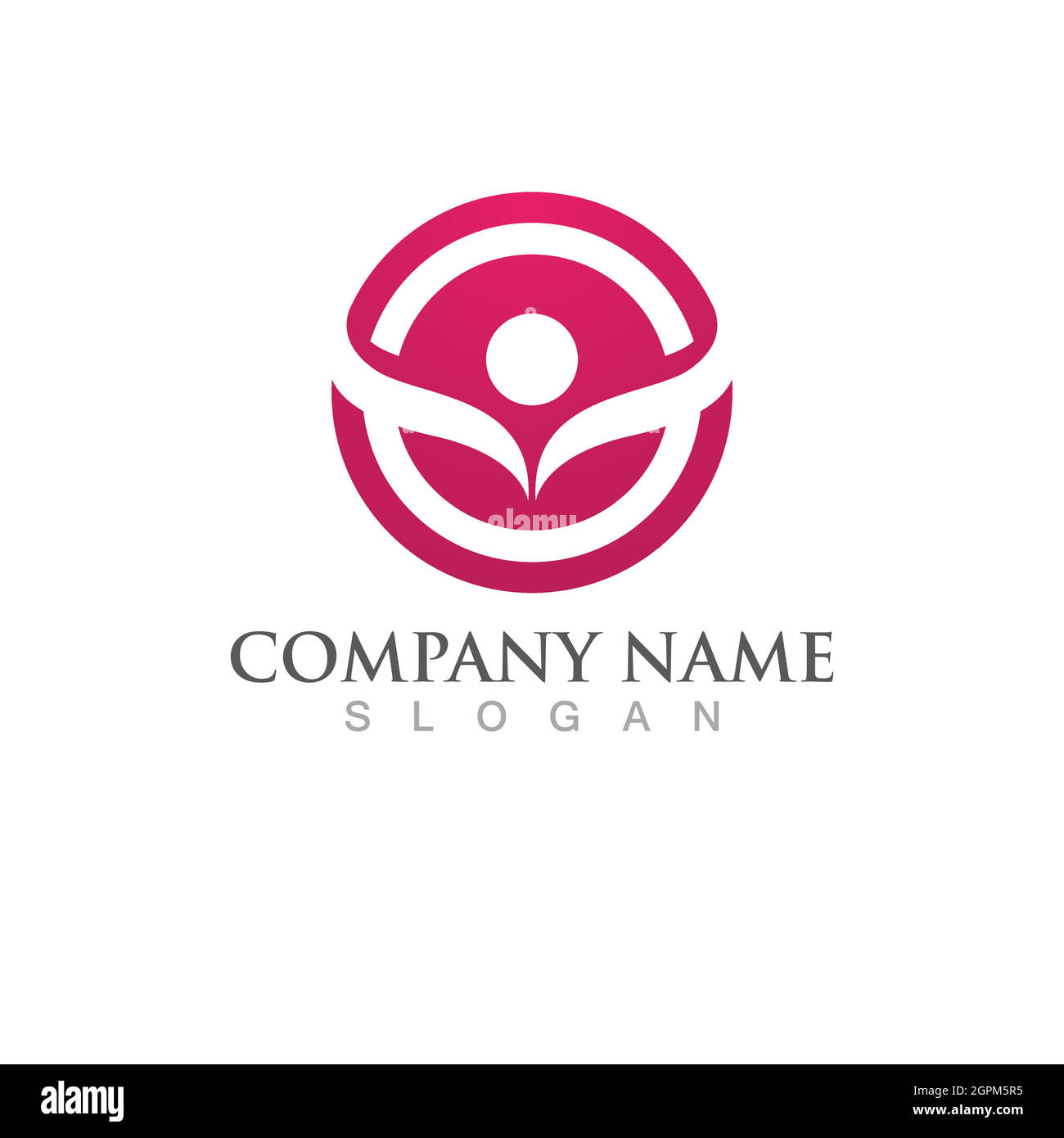 Human character logo sign hi-res stock photography and images - Alamy