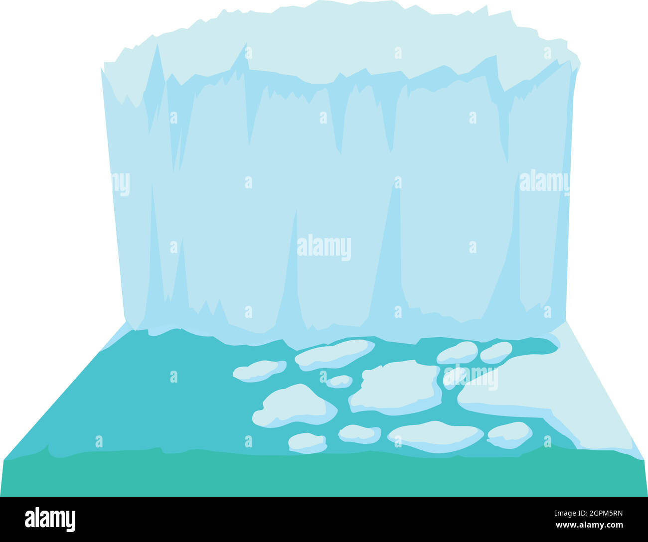 Iceberg icon, cartoon style Stock Vector Image & Art - Alamy
