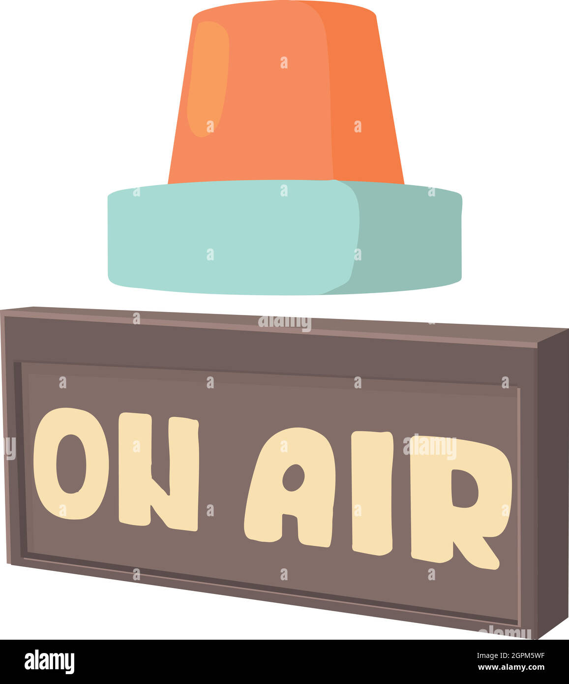 On air sign red hi-res stock photography and images - Alamy