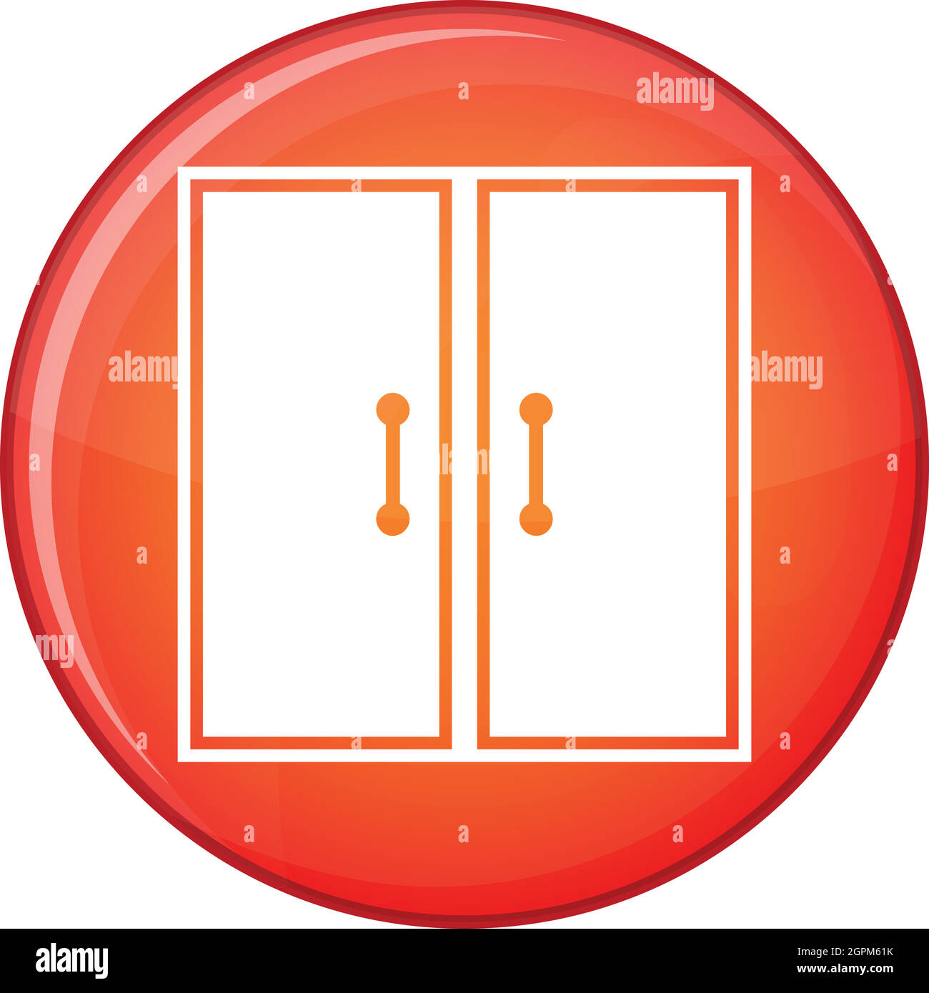 Two front doors Stock Vector Images - Alamy
