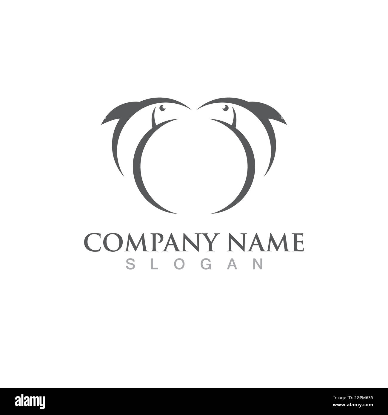 Blue salmon fish Stock Vector Images - Alamy