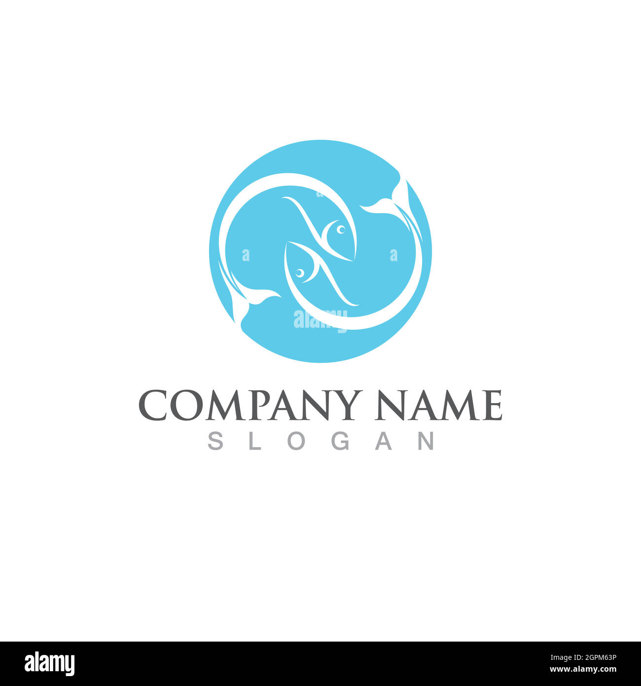 Salmon line icon concept Cut Out Stock Images & Pictures - Alamy