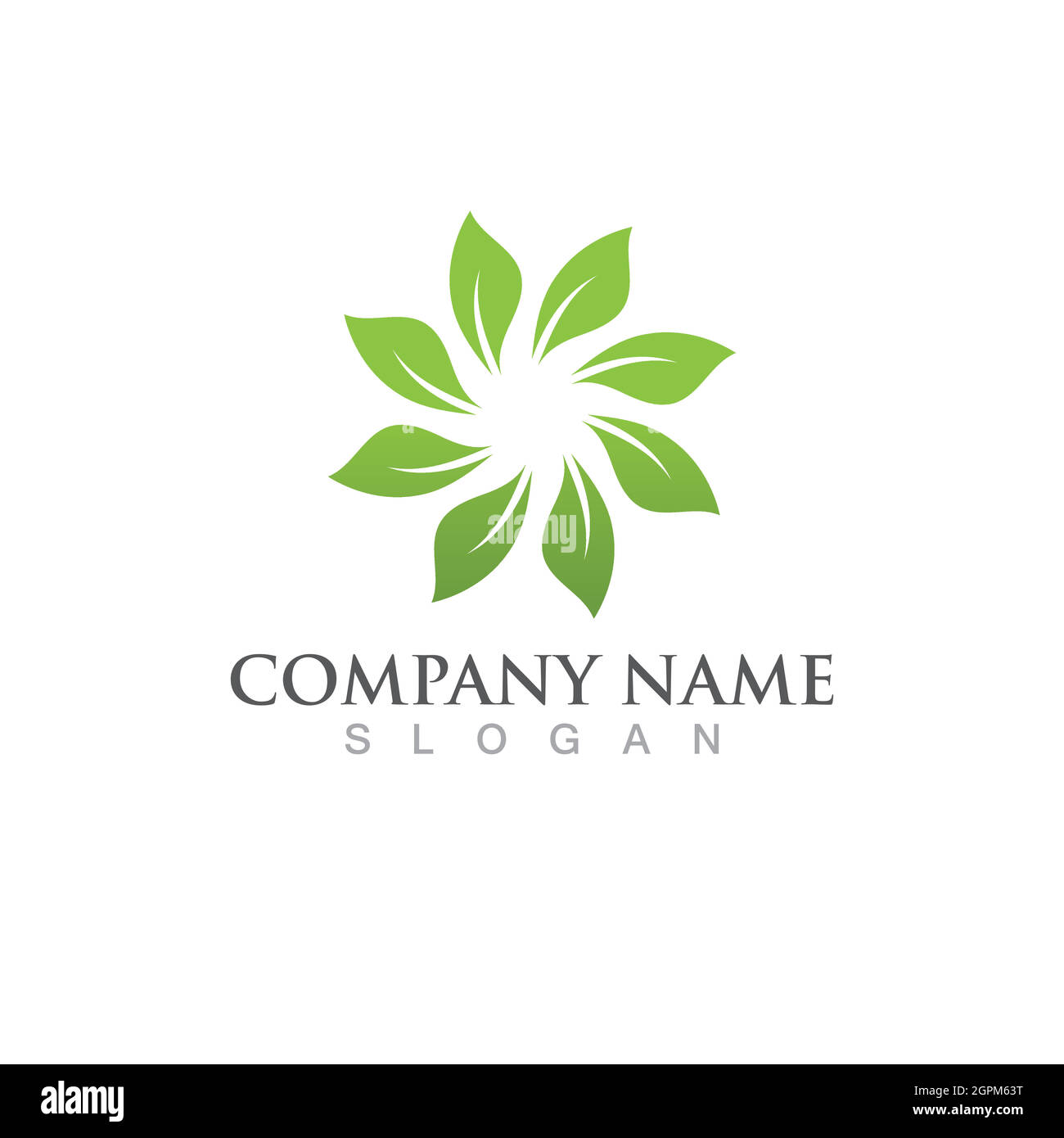 Logos of green Tree leaf ecology Stock Vector Image & Art - Alamy