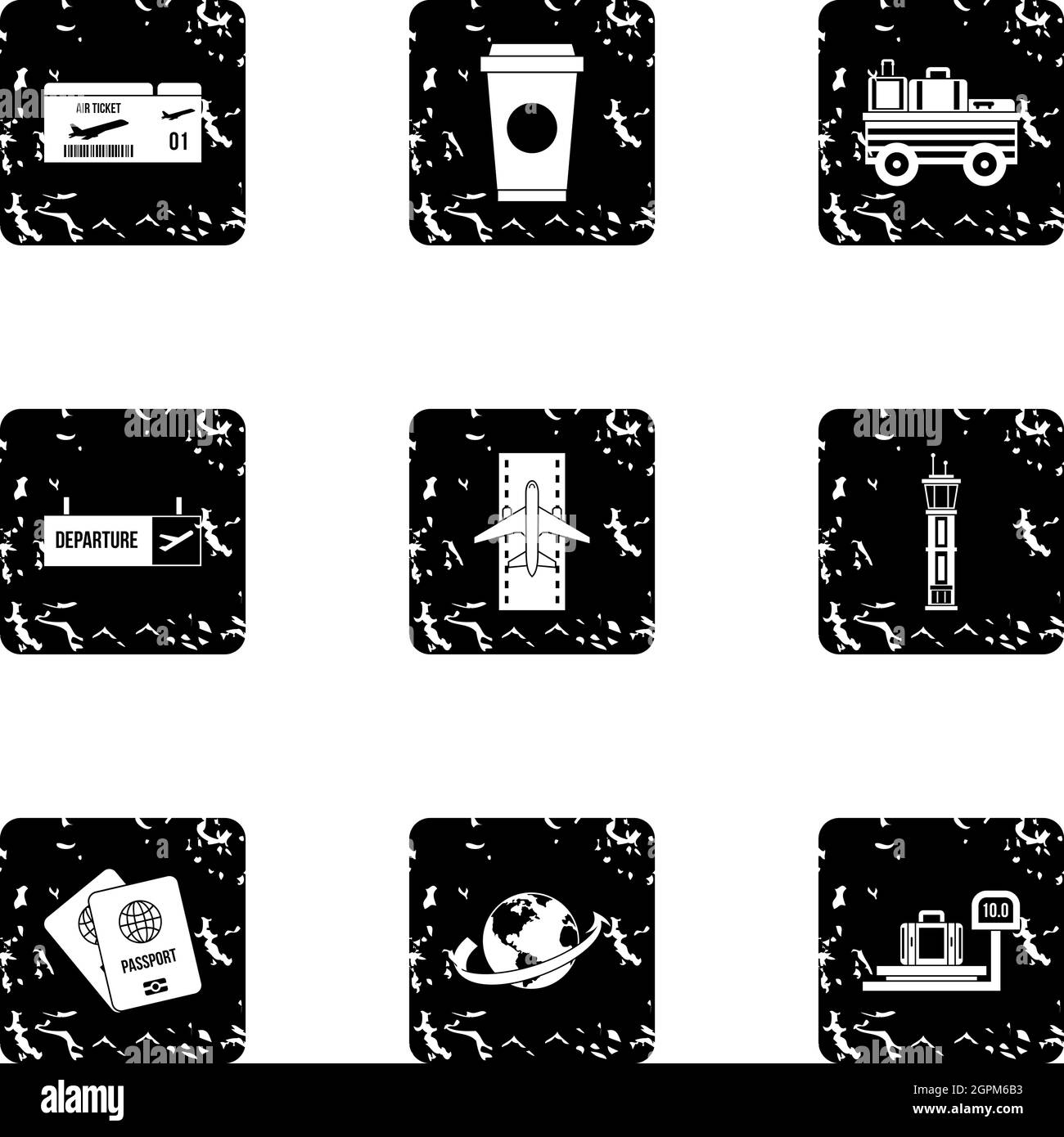 Check in airport flight Black and White Stock Photos & Images - Alamy