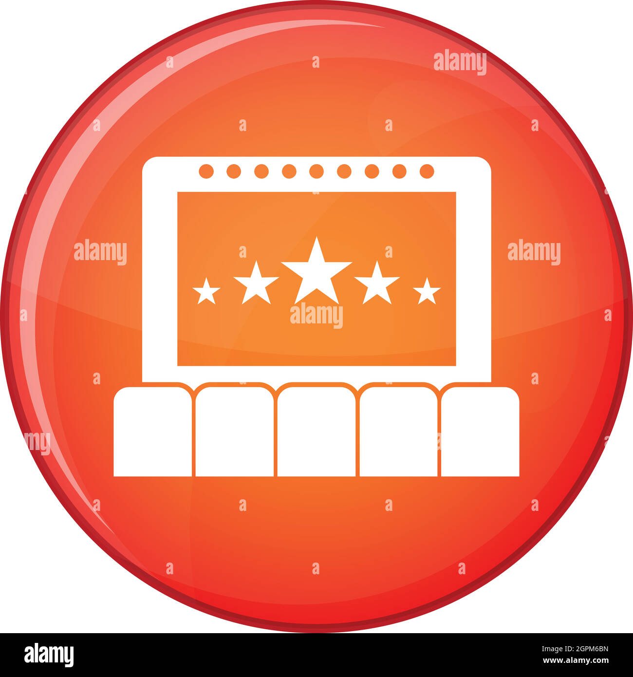 Cinema icon, flat style Stock Vector Image & Art - Alamy