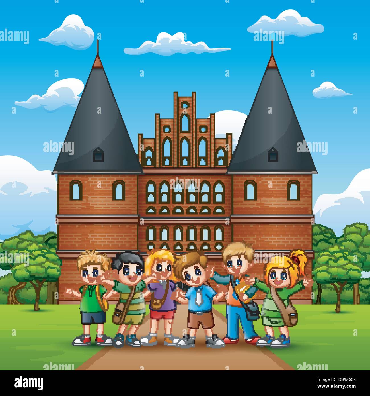 Hanseatic building Stock Vector Images - Alamy