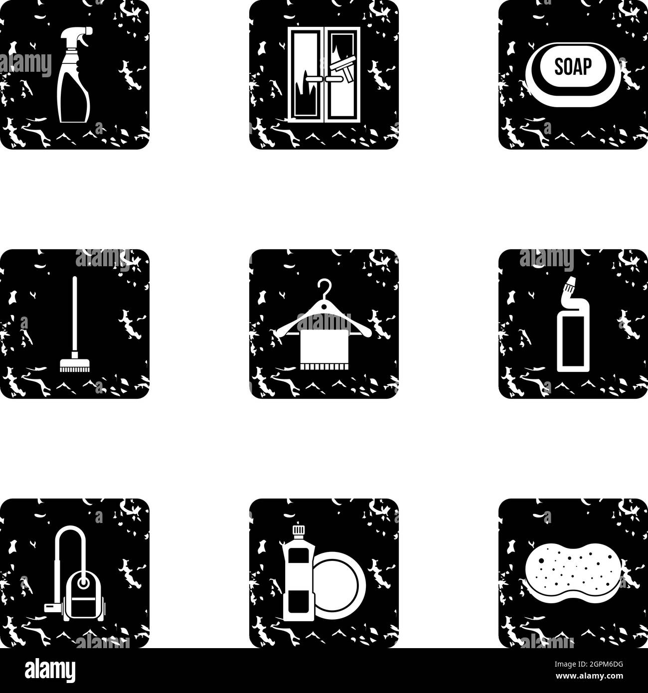 Cleaning dirty dishes Stock Vector Images - Alamy