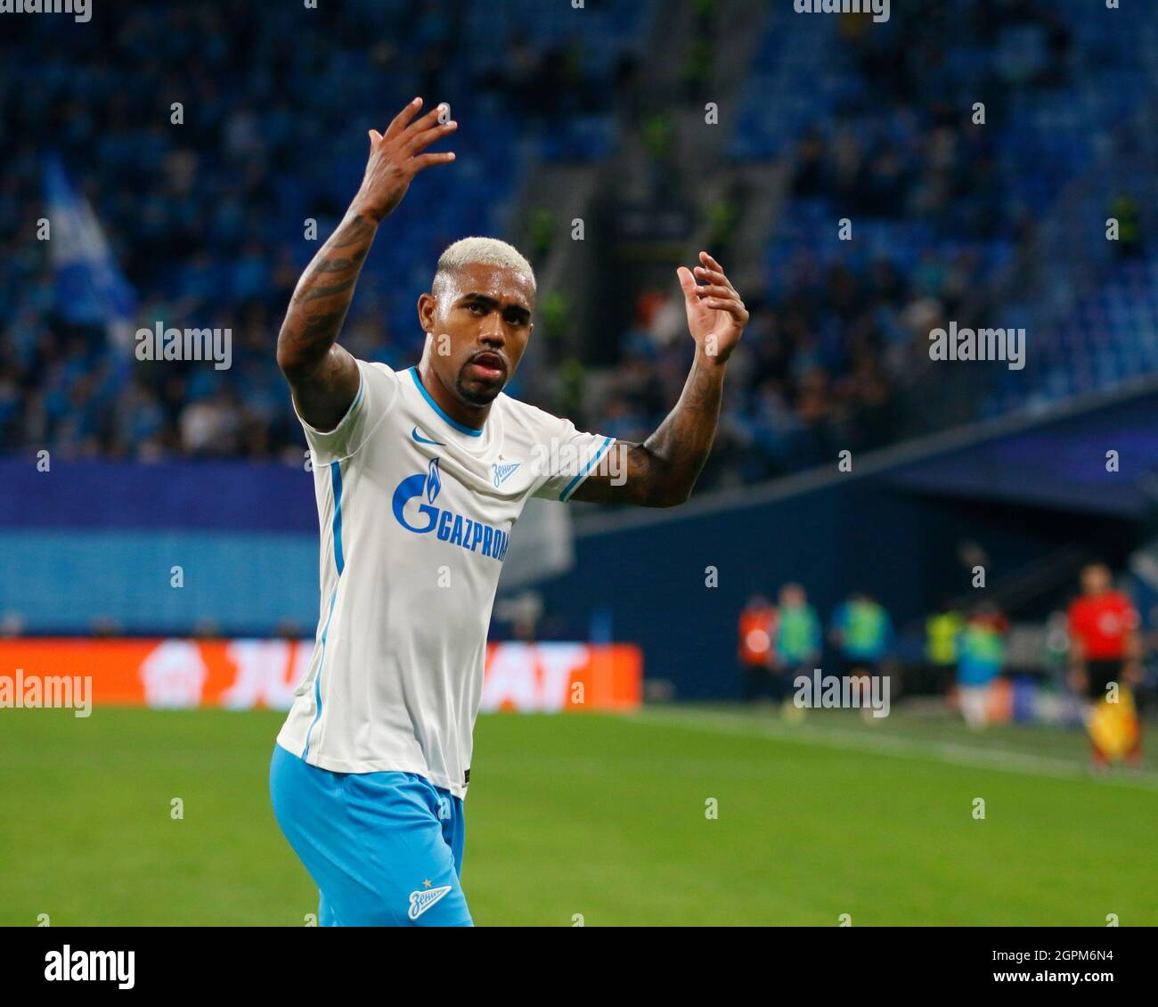 Saint Petersburg, Russia - 25 September 2021: Football, UEFA Champions ...