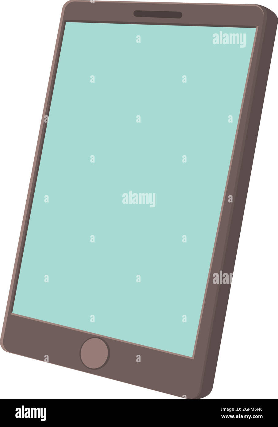 Modern smartphone icon, cartoon style Stock Vector Image & Art - Alamy