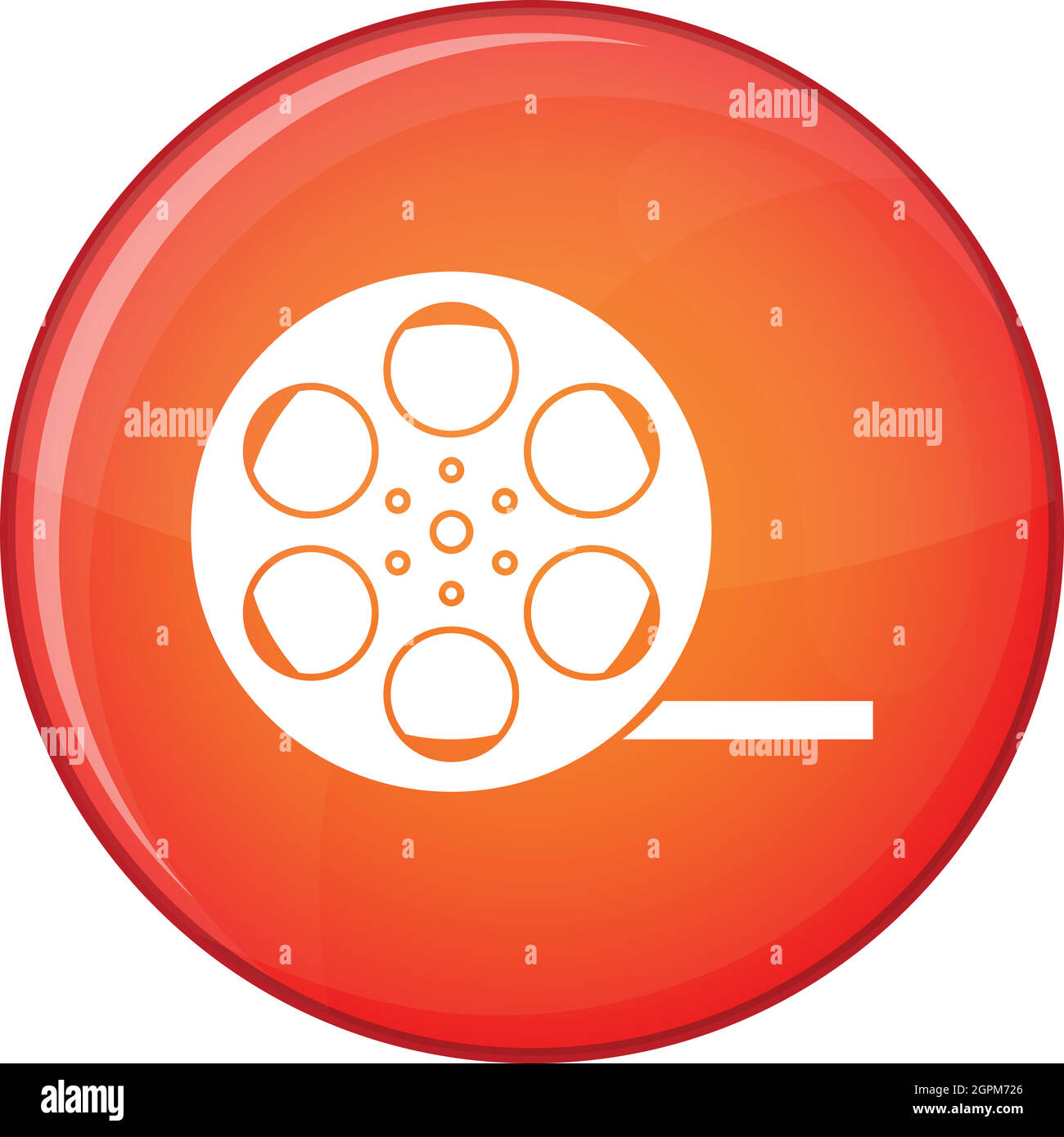 Film flat icon vector Stock Vector Images - Alamy