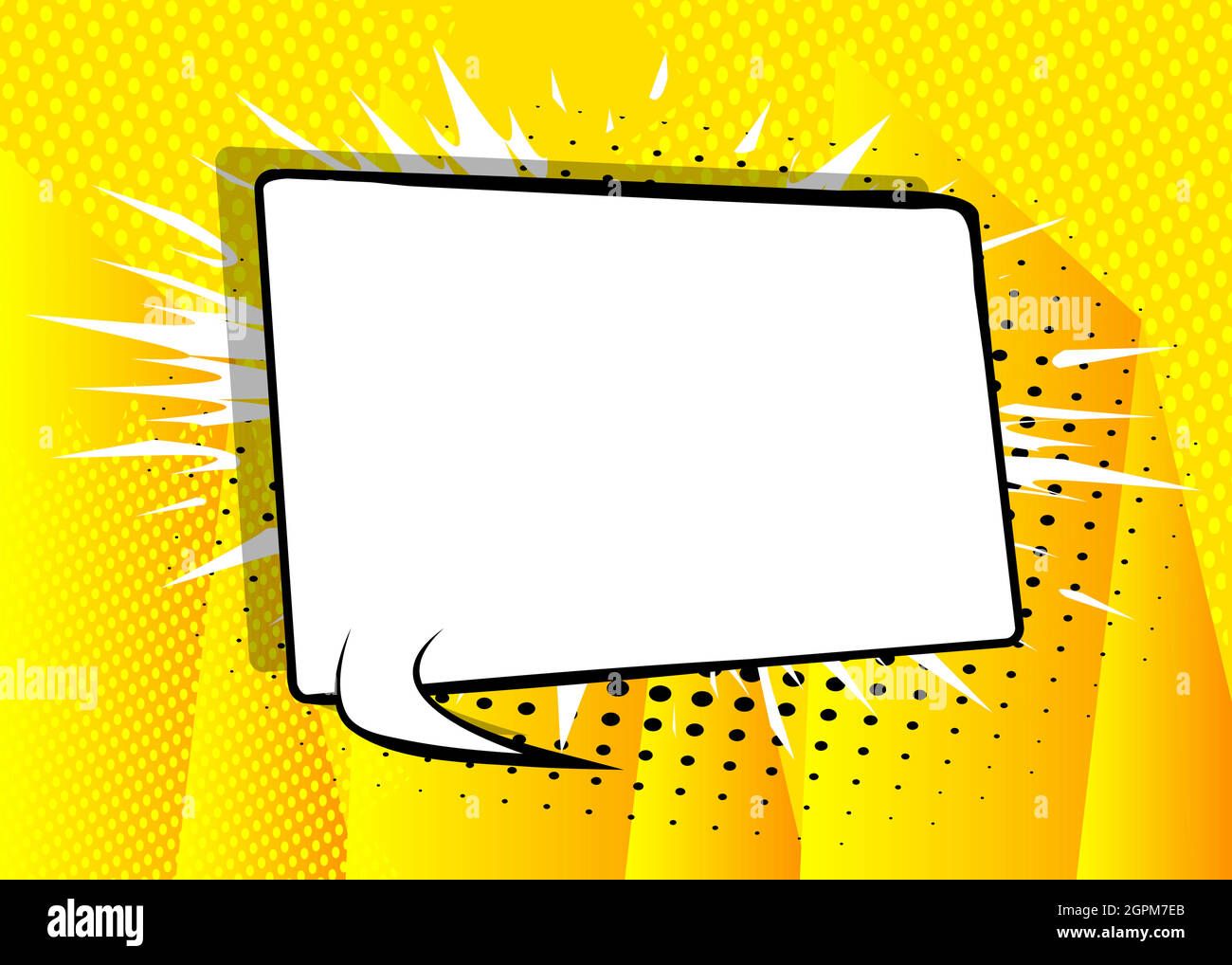 Abstract 90-s style speech bubble comic book background Stock Vector ...
