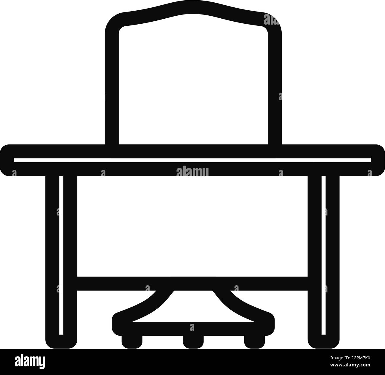 Boss office table line Stock Vector Images - Alamy