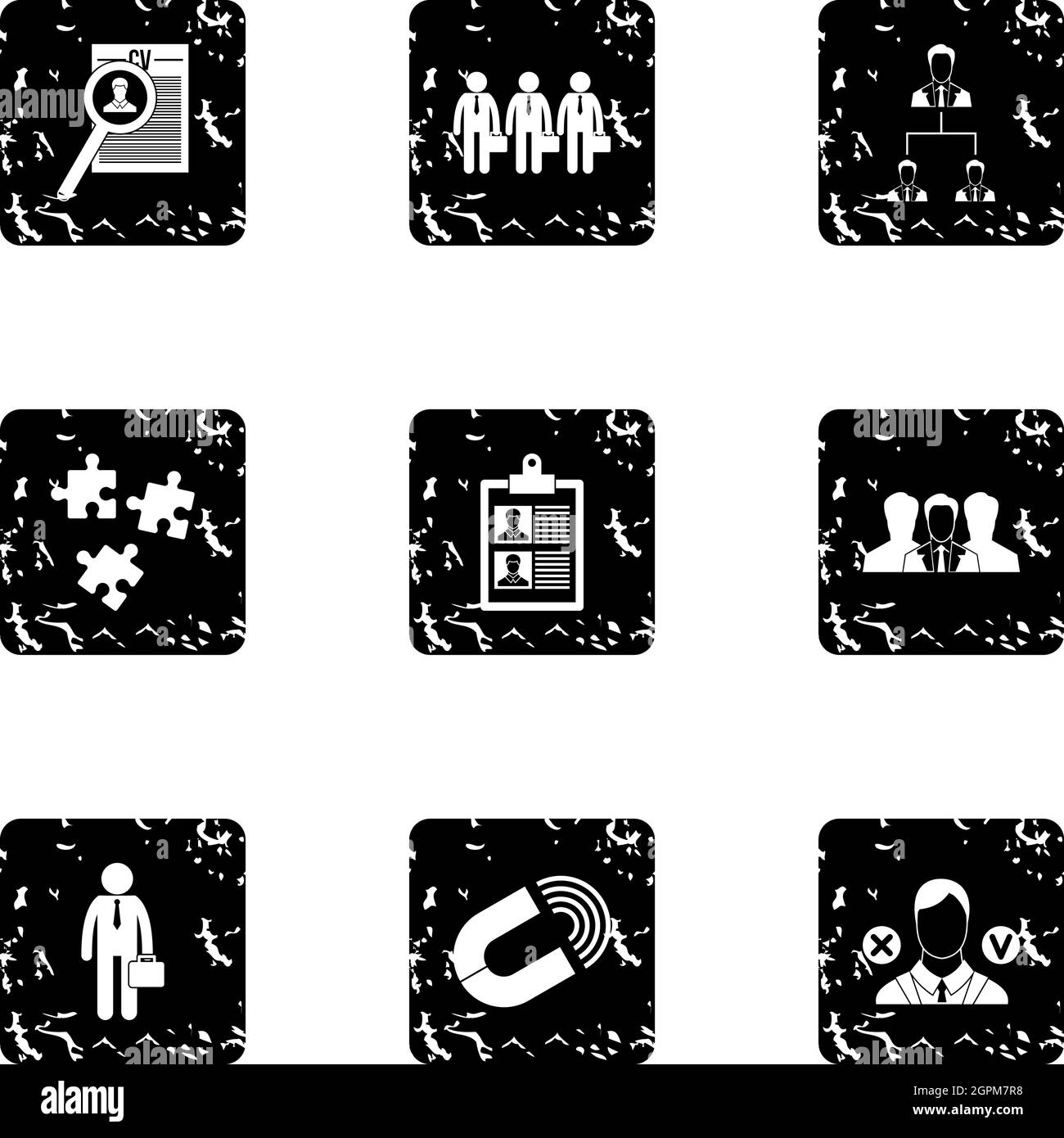 Employee icons hi-res stock photography and images - Alamy