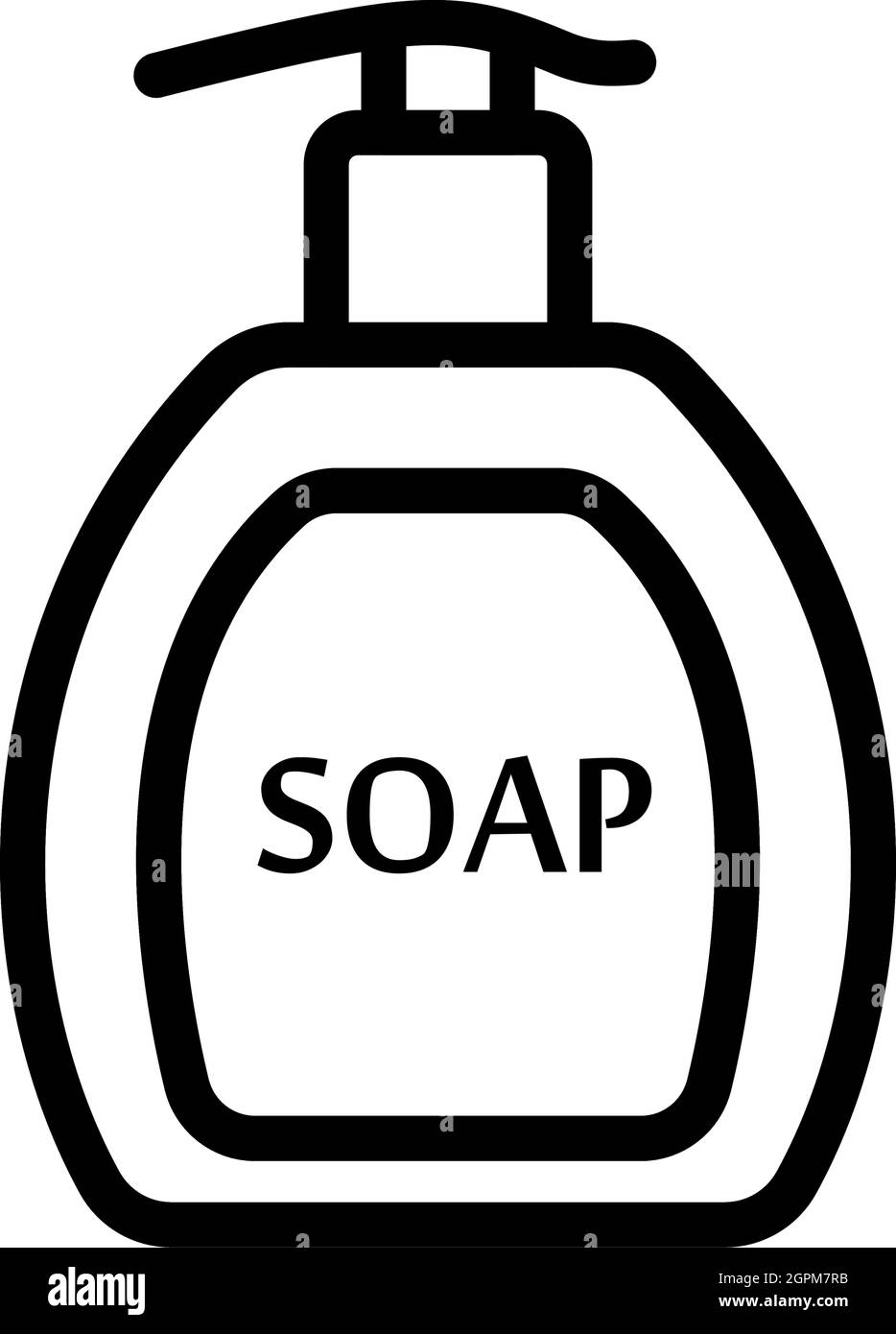 Liquid Soap Icon Stock Vector Image & Art - Alamy