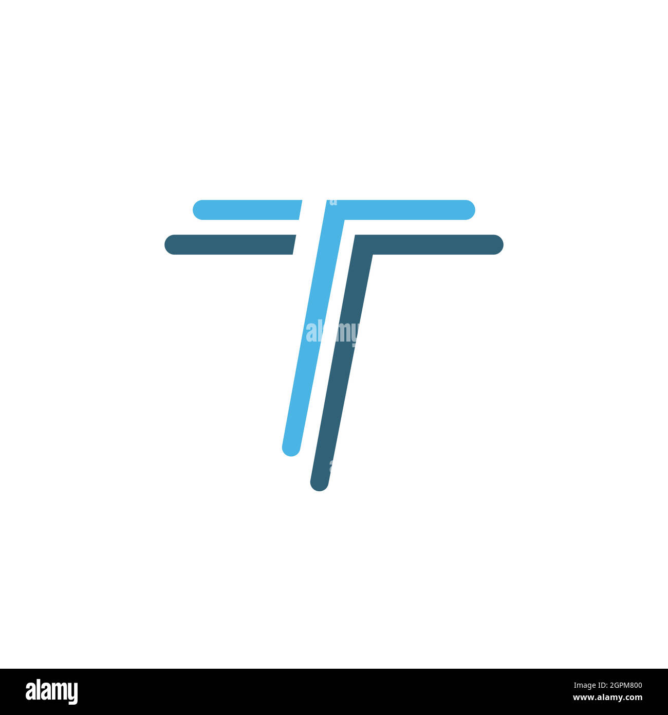 T logo and symbol vector Stock Vector Image & Art - Alamy