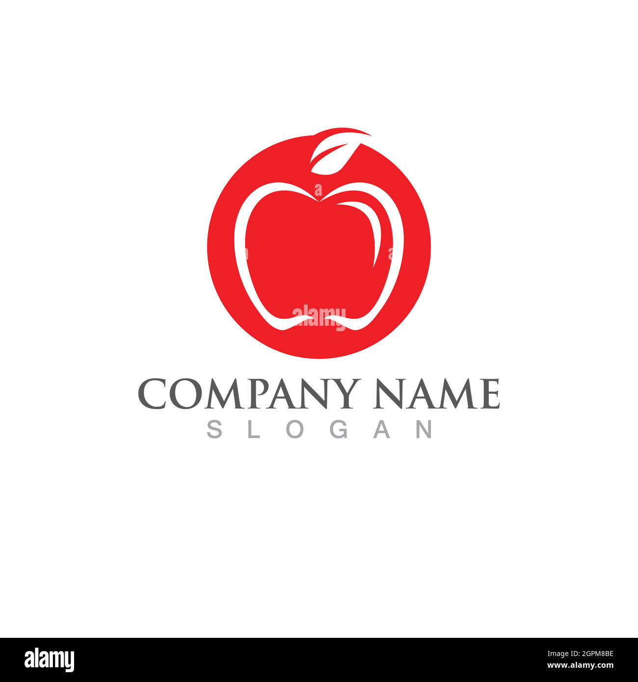 Apple red logo and symbol icon vector Stock Vector Image & Art - Alamy