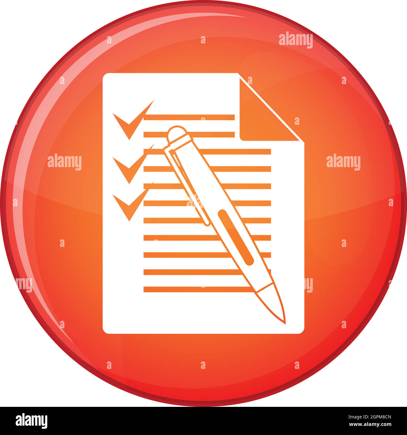 Plan document flat design business Stock Vector Images - Alamy