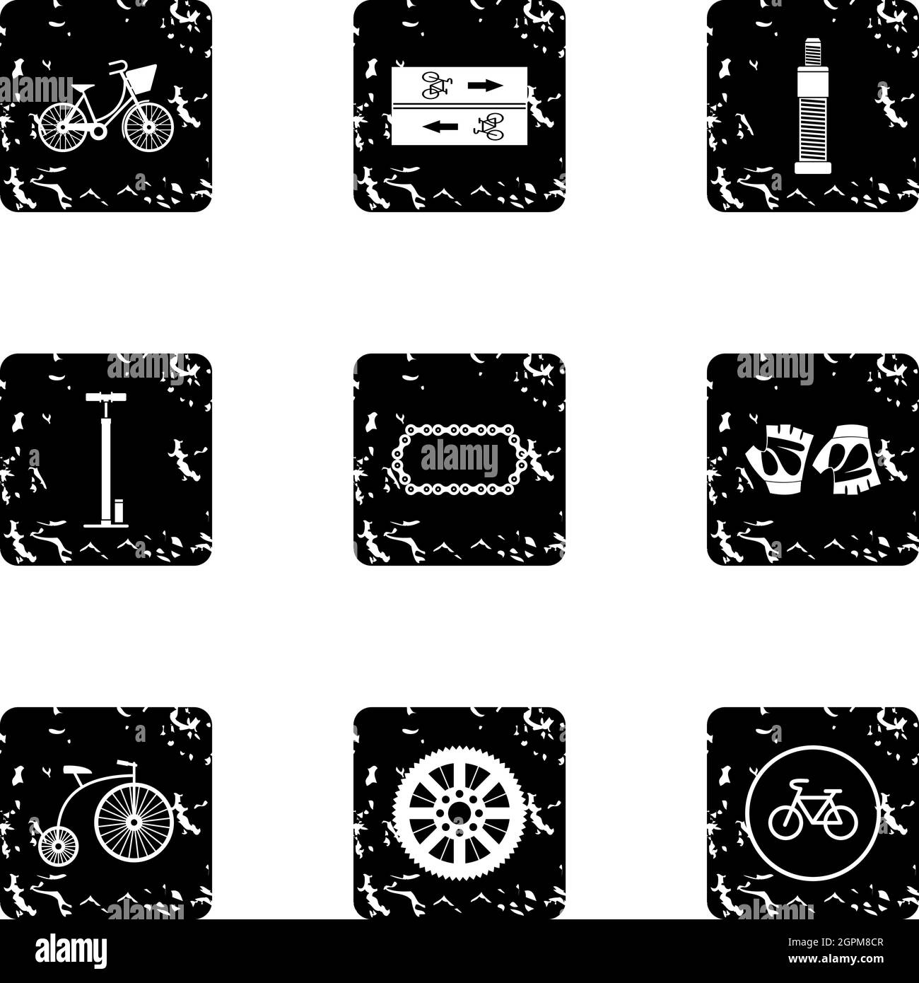 Icon bike path Stock Vector Images - Alamy