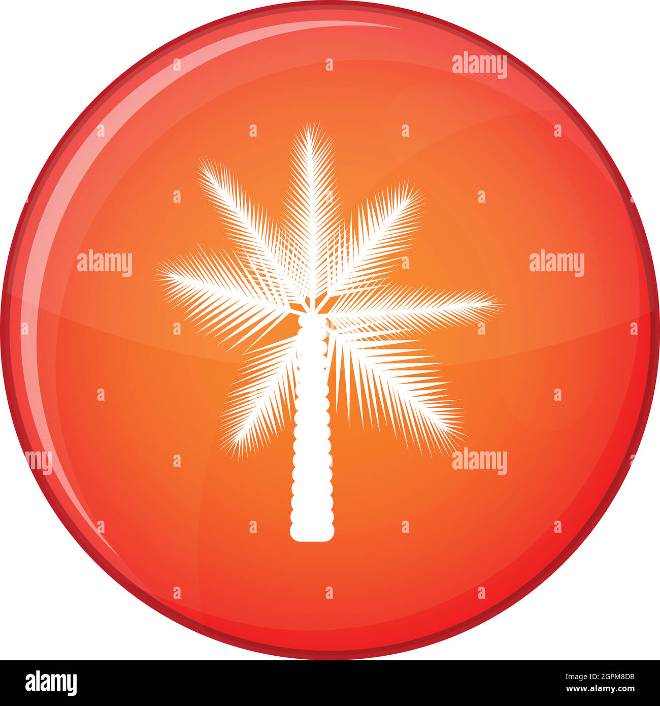 Palm tree icon hi-res stock photography and images - Alamy