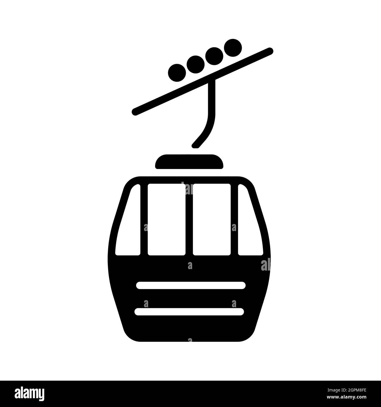 Alpine ski lift icon Cut Out Stock Images & Pictures - Alamy