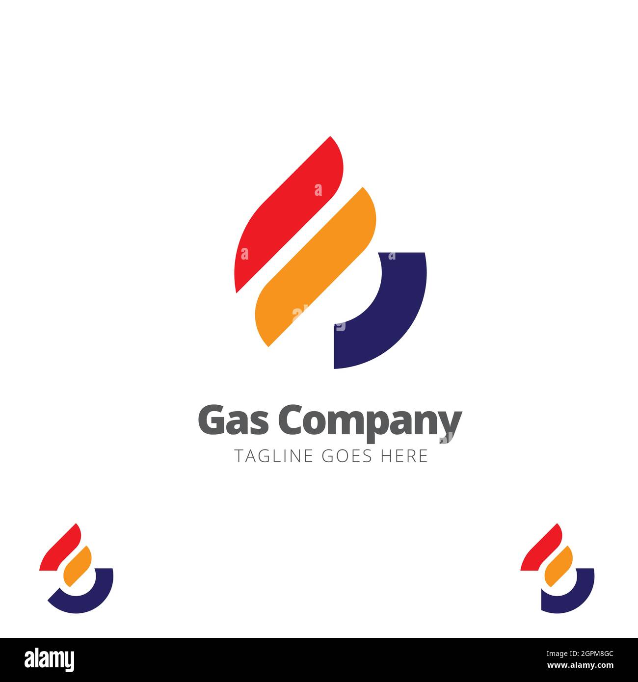 G energy and gas symbol letter G initial for Gas and Energy company ...