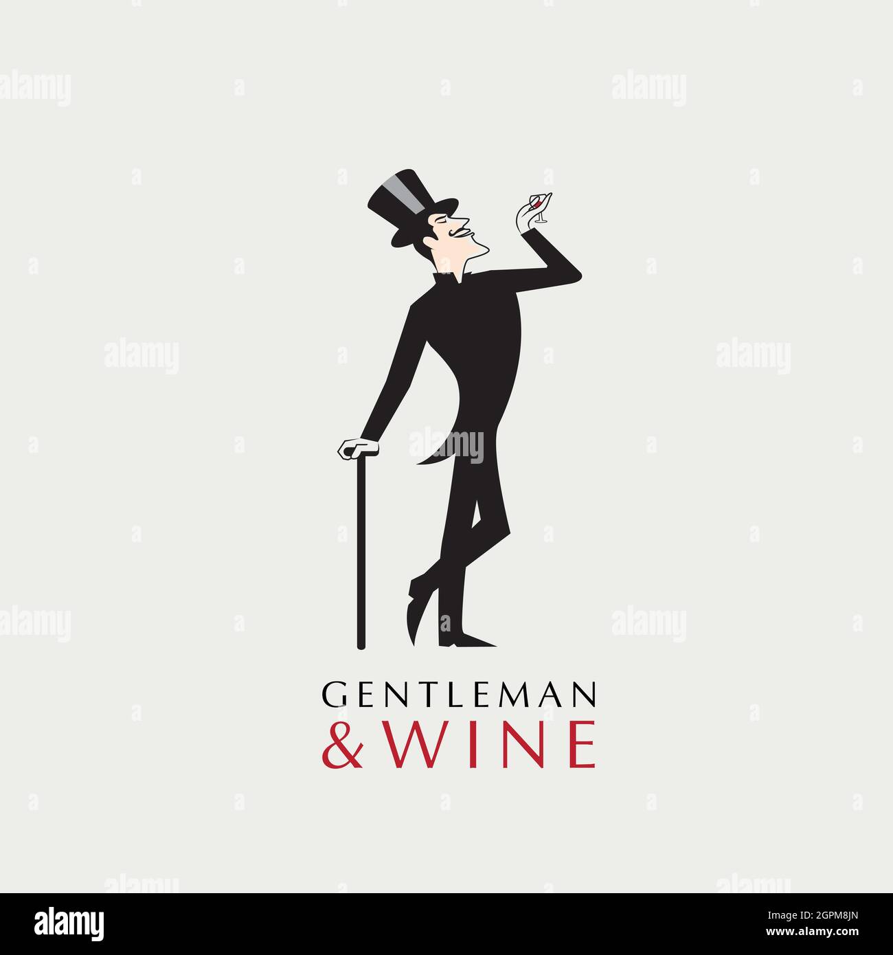 Gentleman brand logo hi-res stock photography and images - Alamy