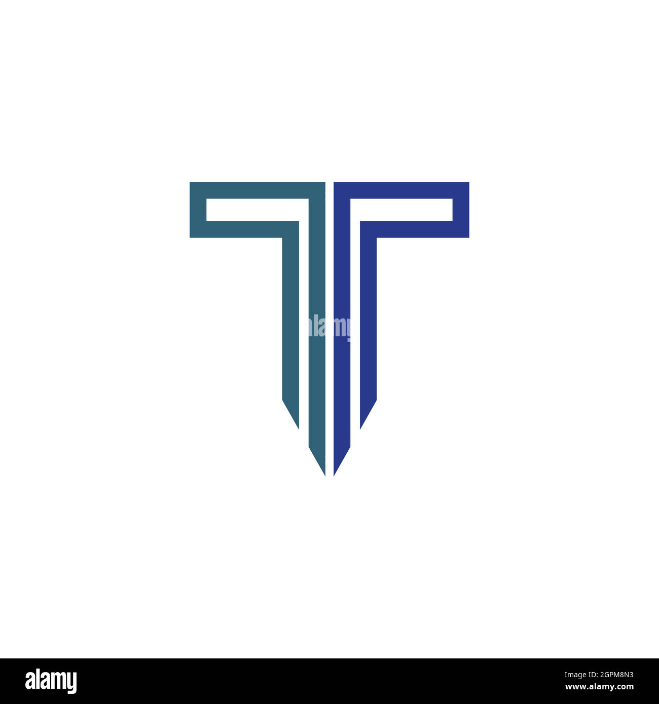 T logo and symbol vector Stock Vector Image & Art - Alamy