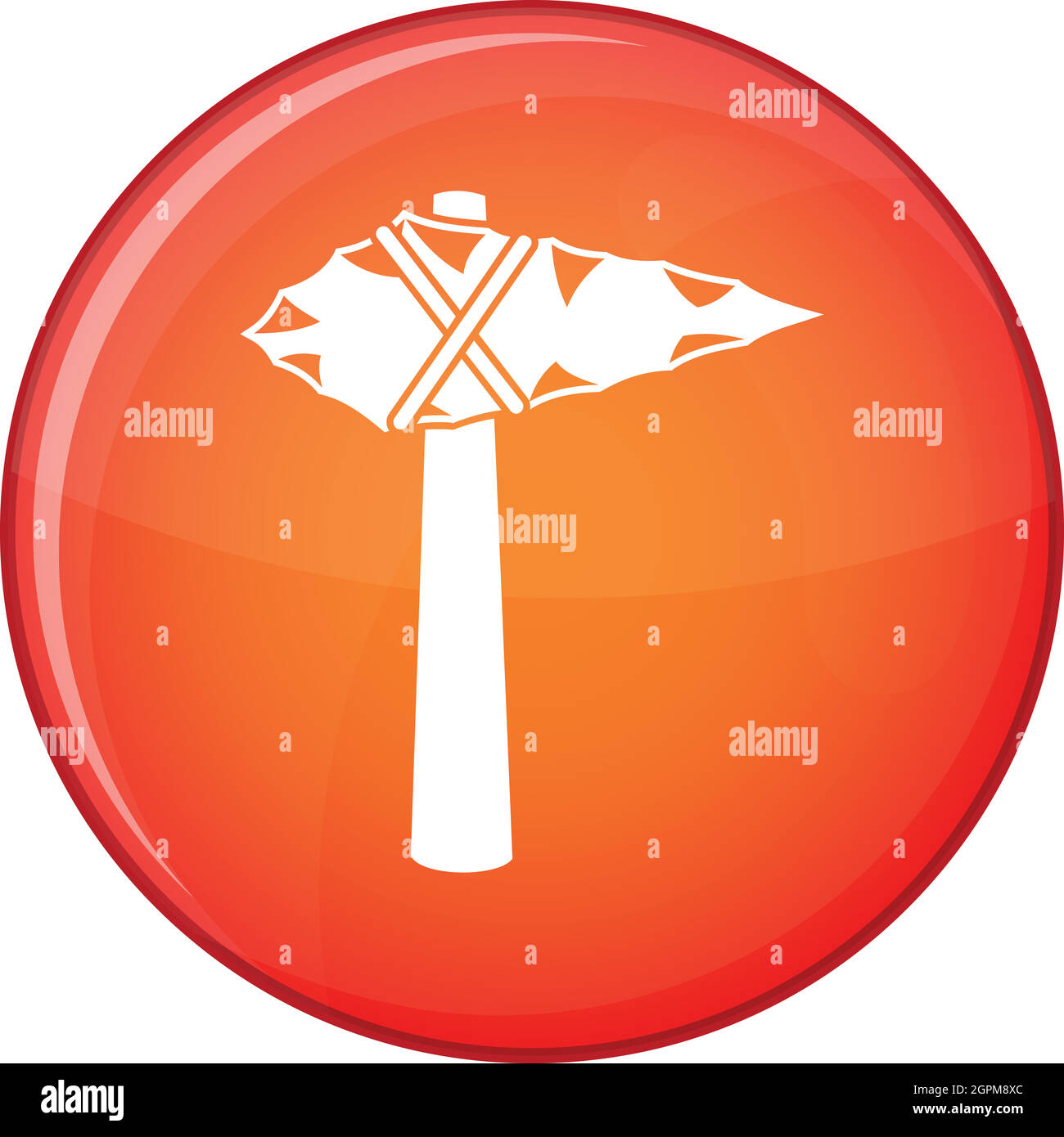Viking battle hammer icon Stock Vector Images - Alamy