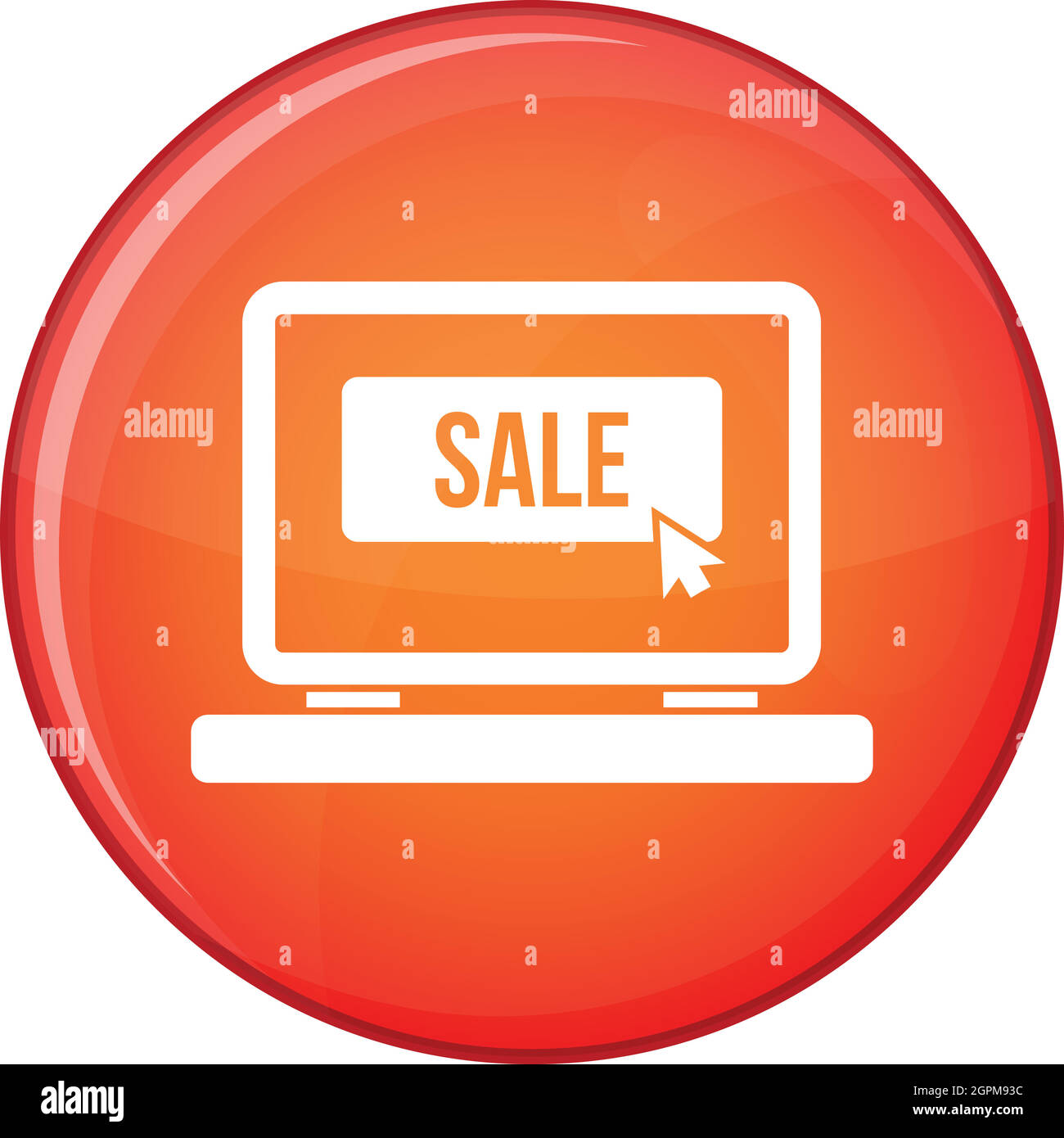 Delivery icon on laptop Stock Vector Images - Alamy