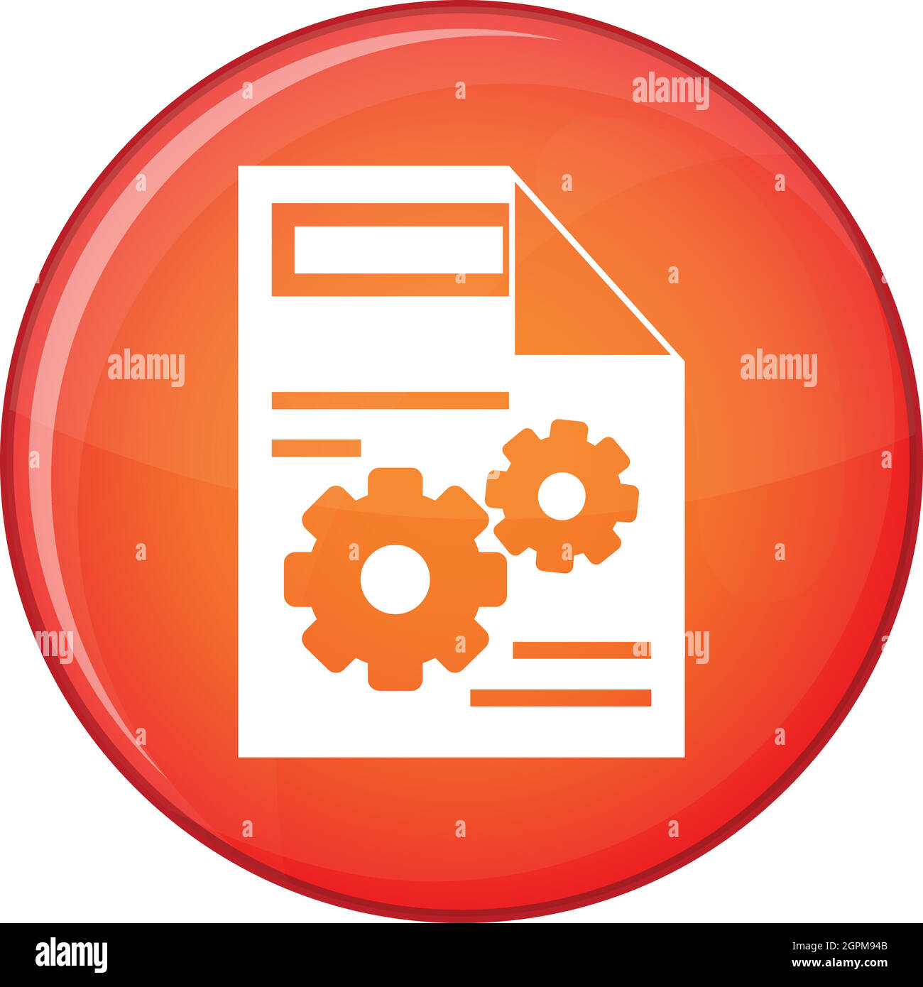 Web setting icon, flat style Stock Vector Image & Art - Alamy