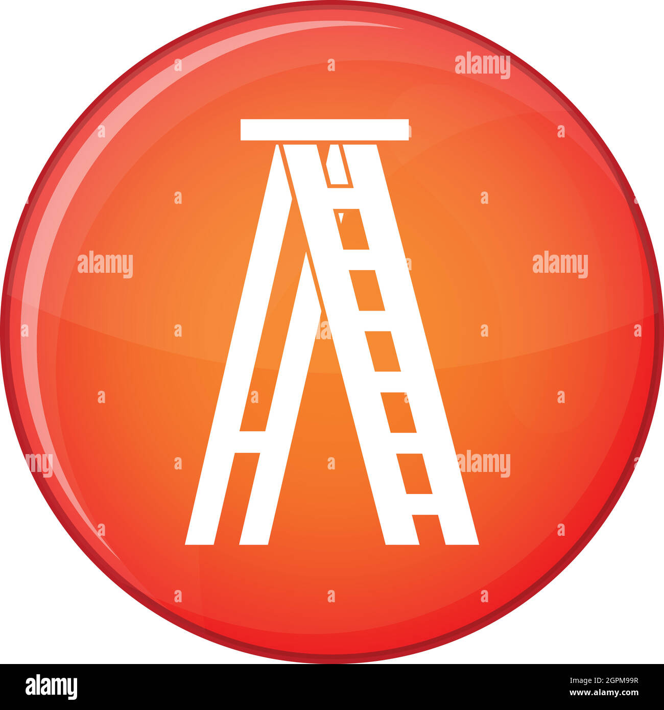 Utility ladder icon Stock Vector Images - Alamy