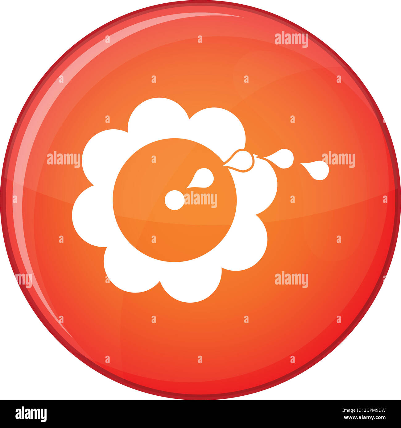 Watering flower plant Stock Vector Images - Alamy