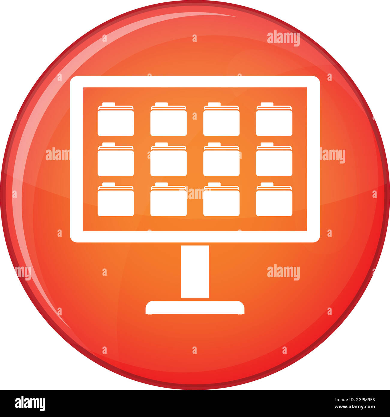 Folder icon desktop hi-res stock photography and images - Alamy