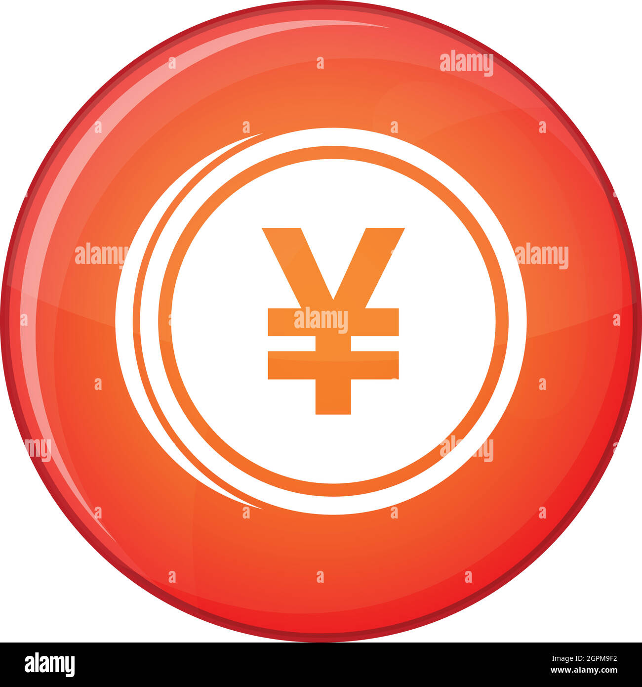 Coin yen icon, flat style Stock Vector Image & Art - Alamy