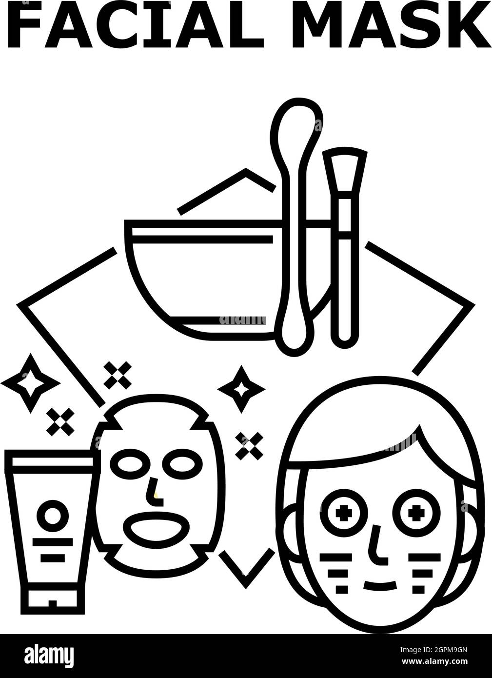 Therapist applying Stock Vector Images - Alamy