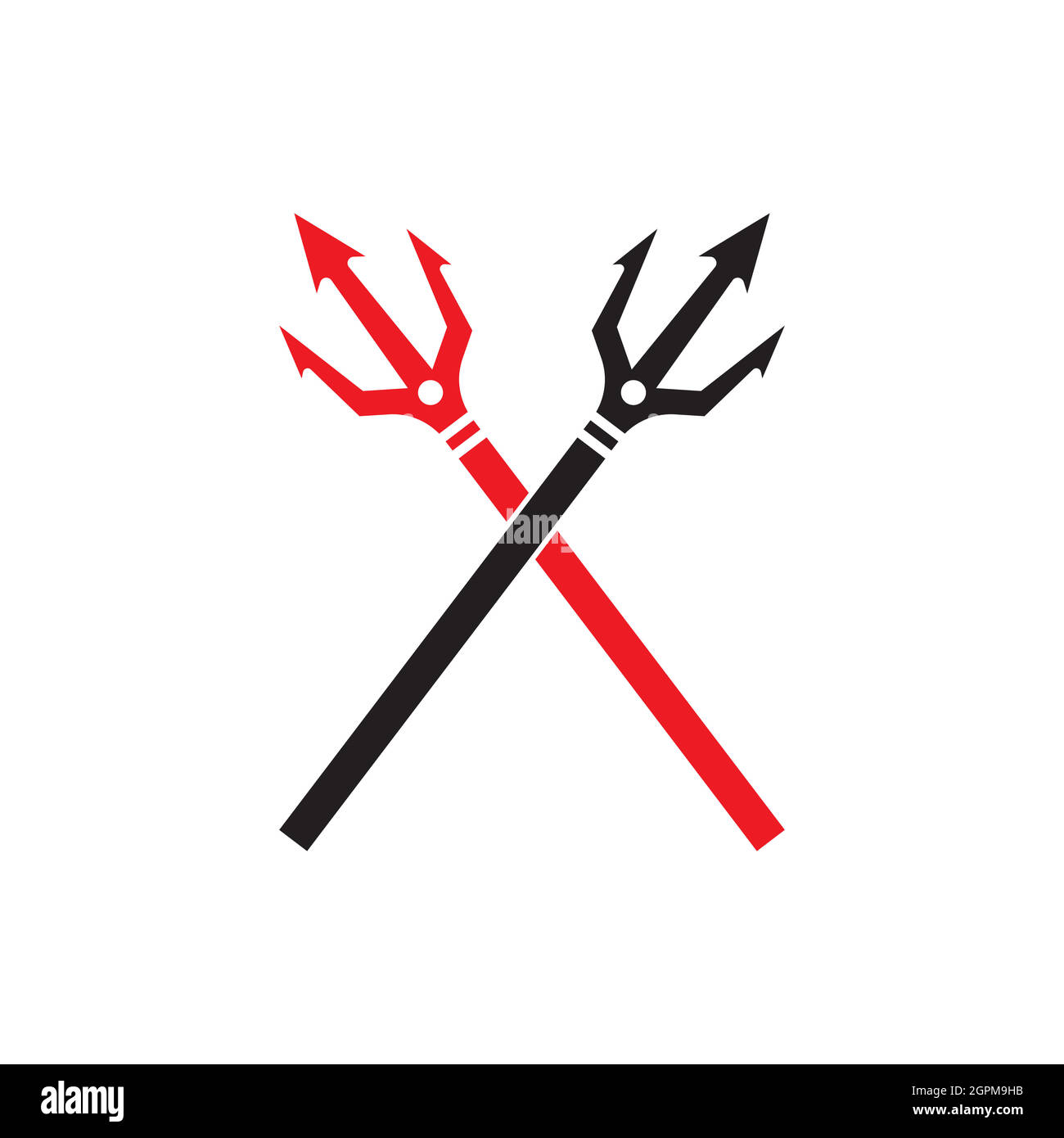 Trident Logo Template vector icon Stock Vector Image & Art - Alamy