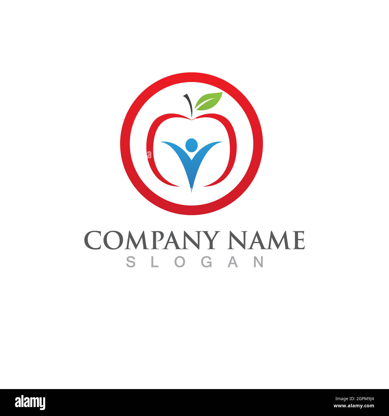 Apple logo isolated Stock Vector Images - Alamy