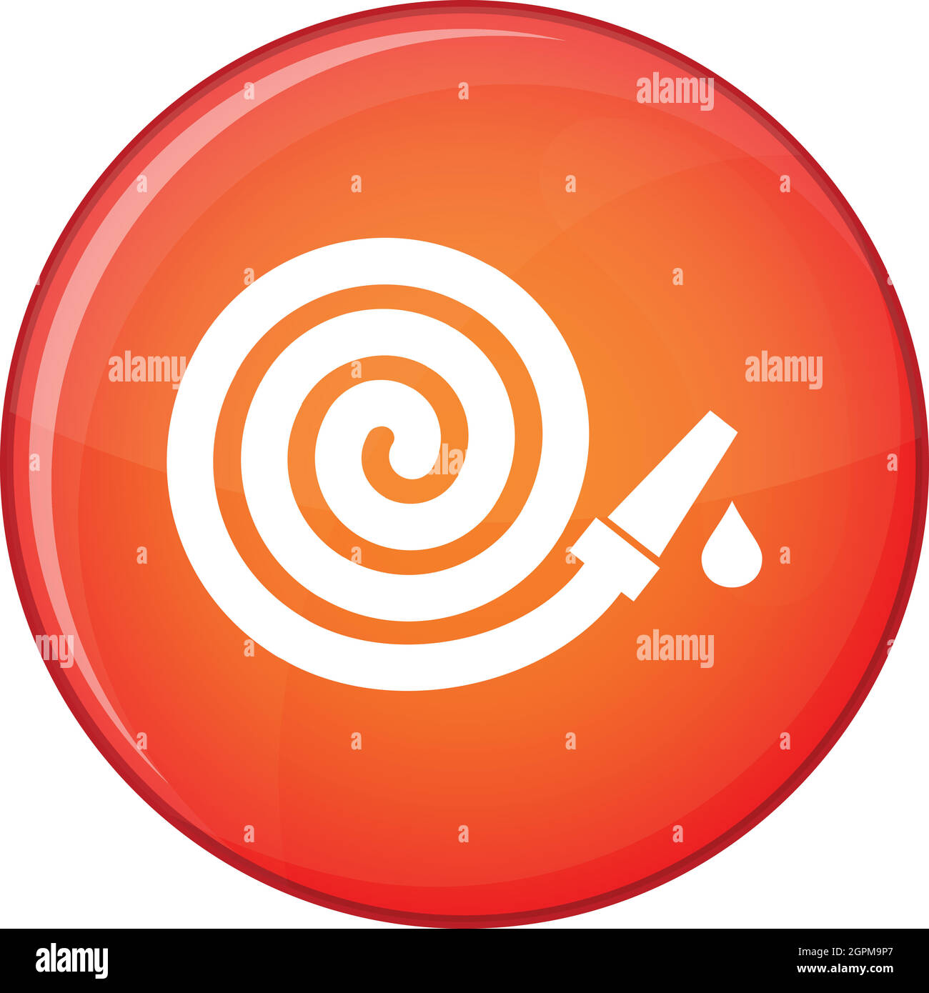 Garden sprinkler hose Stock Vector Images - Alamy