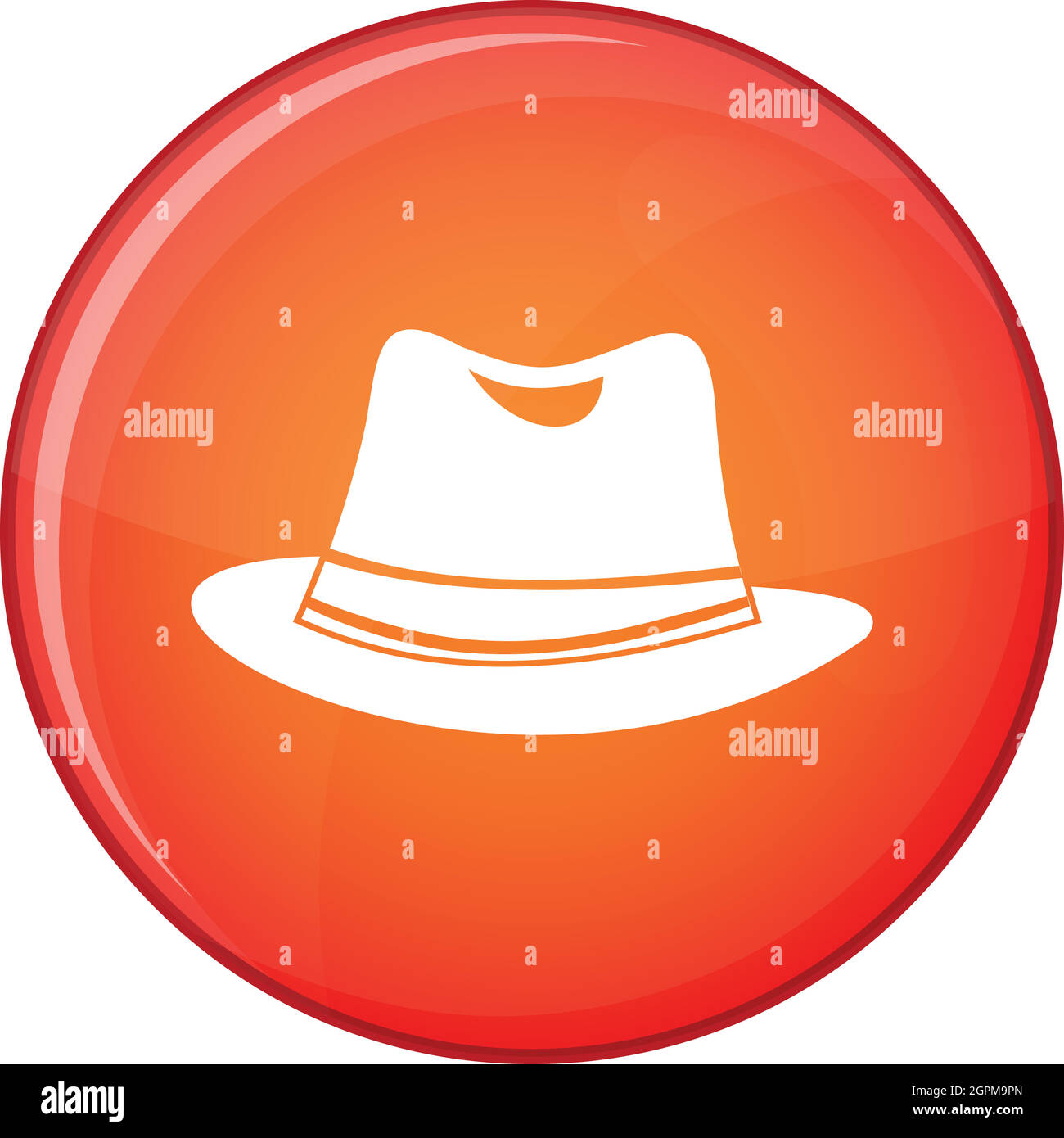 Hat icon, flat style Stock Vector Image & Art - Alamy