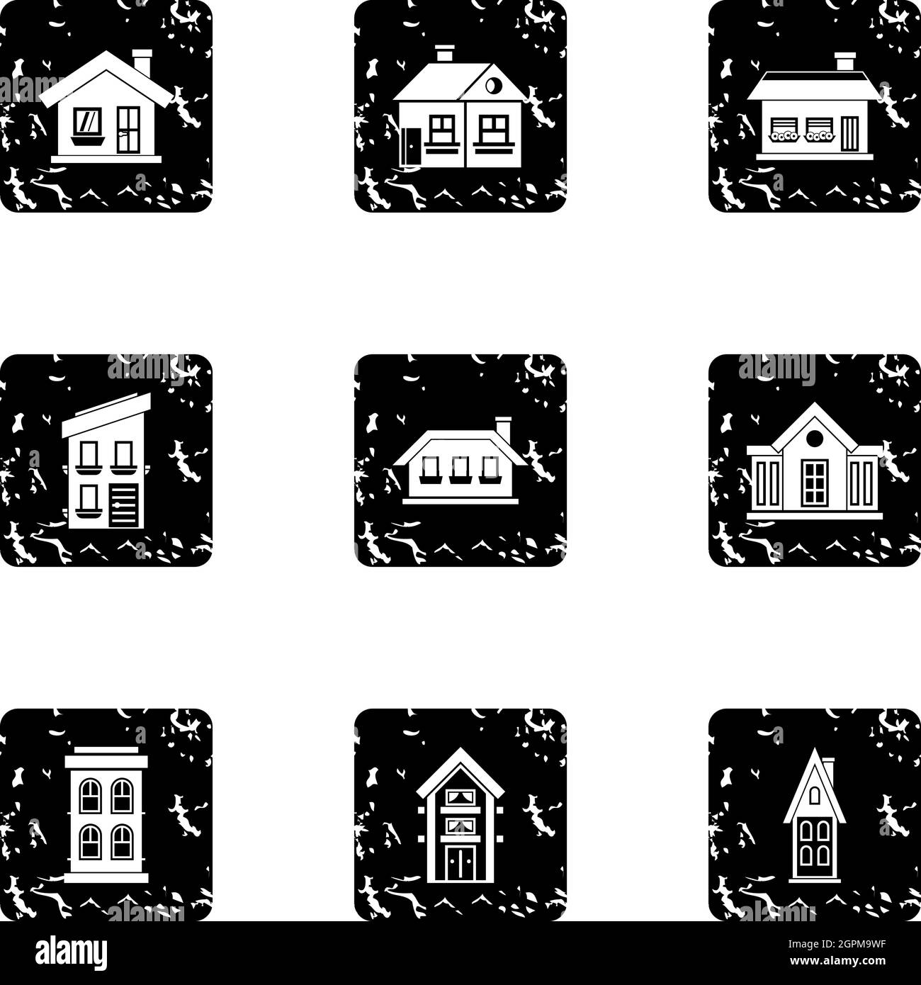 Small brick building Black and White Stock Photos & Images - Alamy