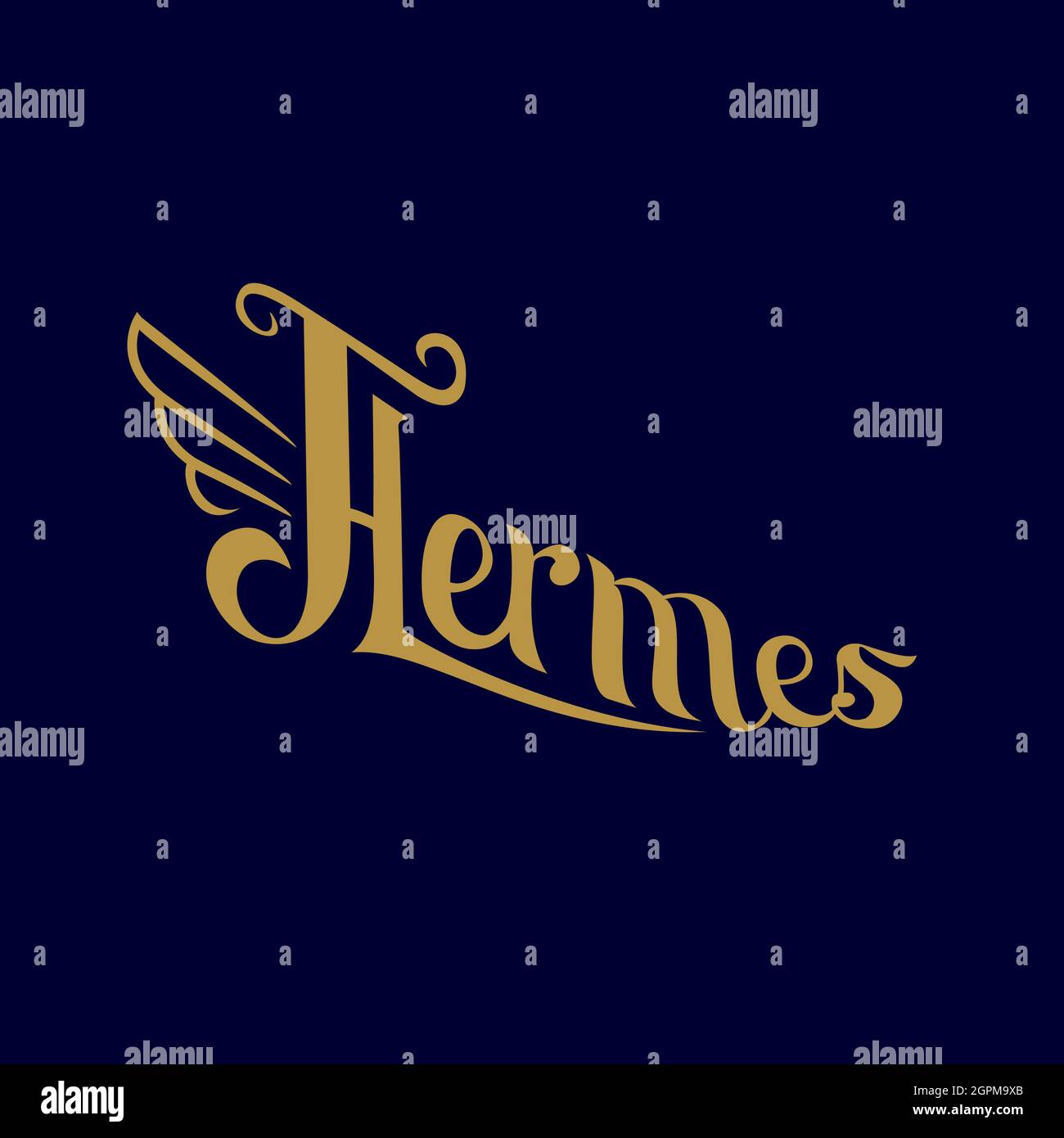 Hermes wordmark logo vector can be used for logo, brand or t-shirt ...