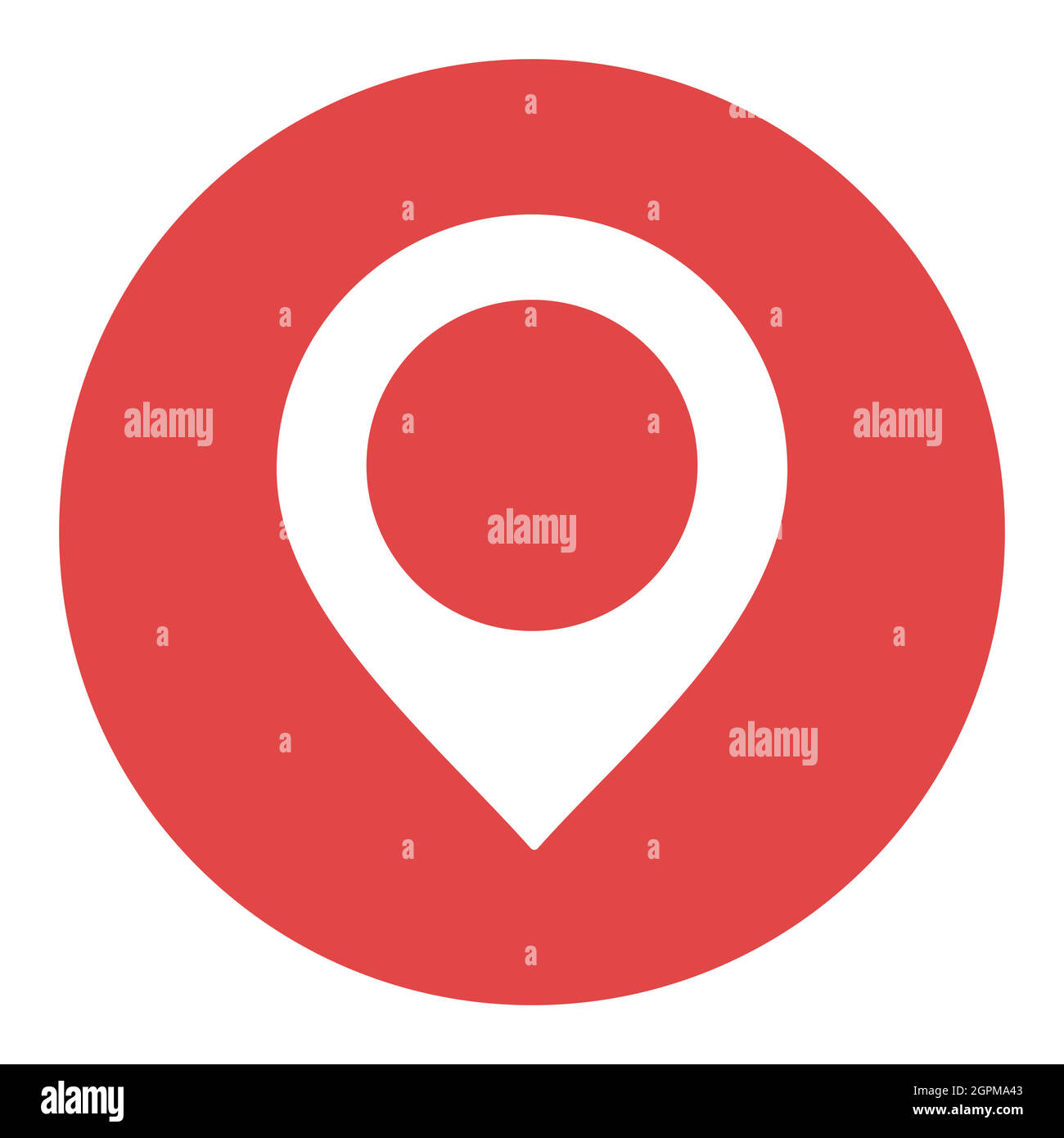 Pin map white glyph icon. Map pointer. Map markers Stock Vector Image & Art - Alamy