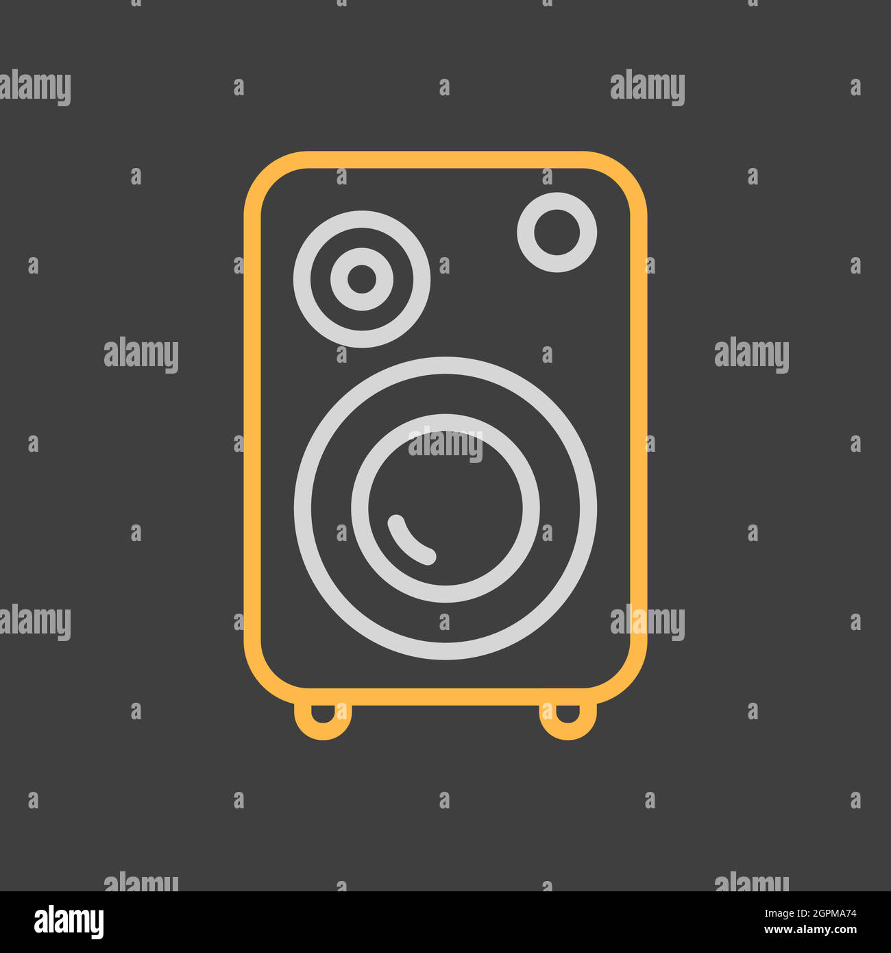 Music loud listen dark Stock Vector Images - Alamy