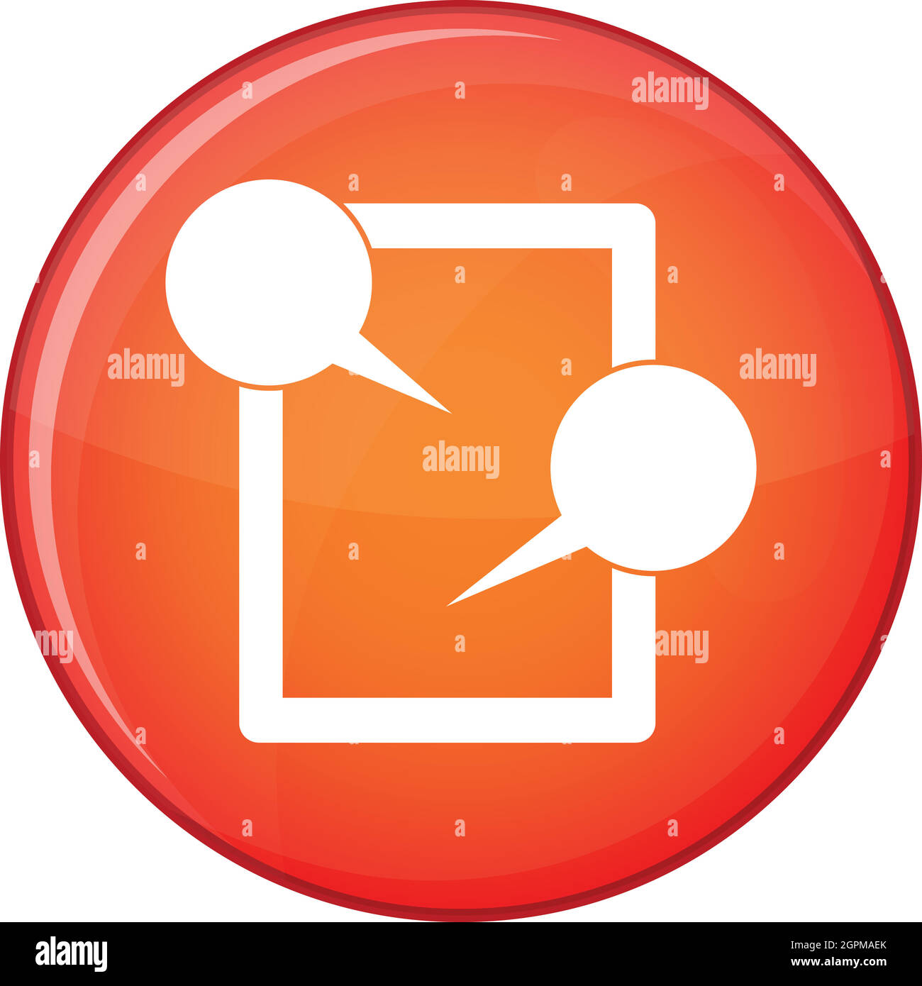 Discussion chatting Stock Vector Images - Alamy